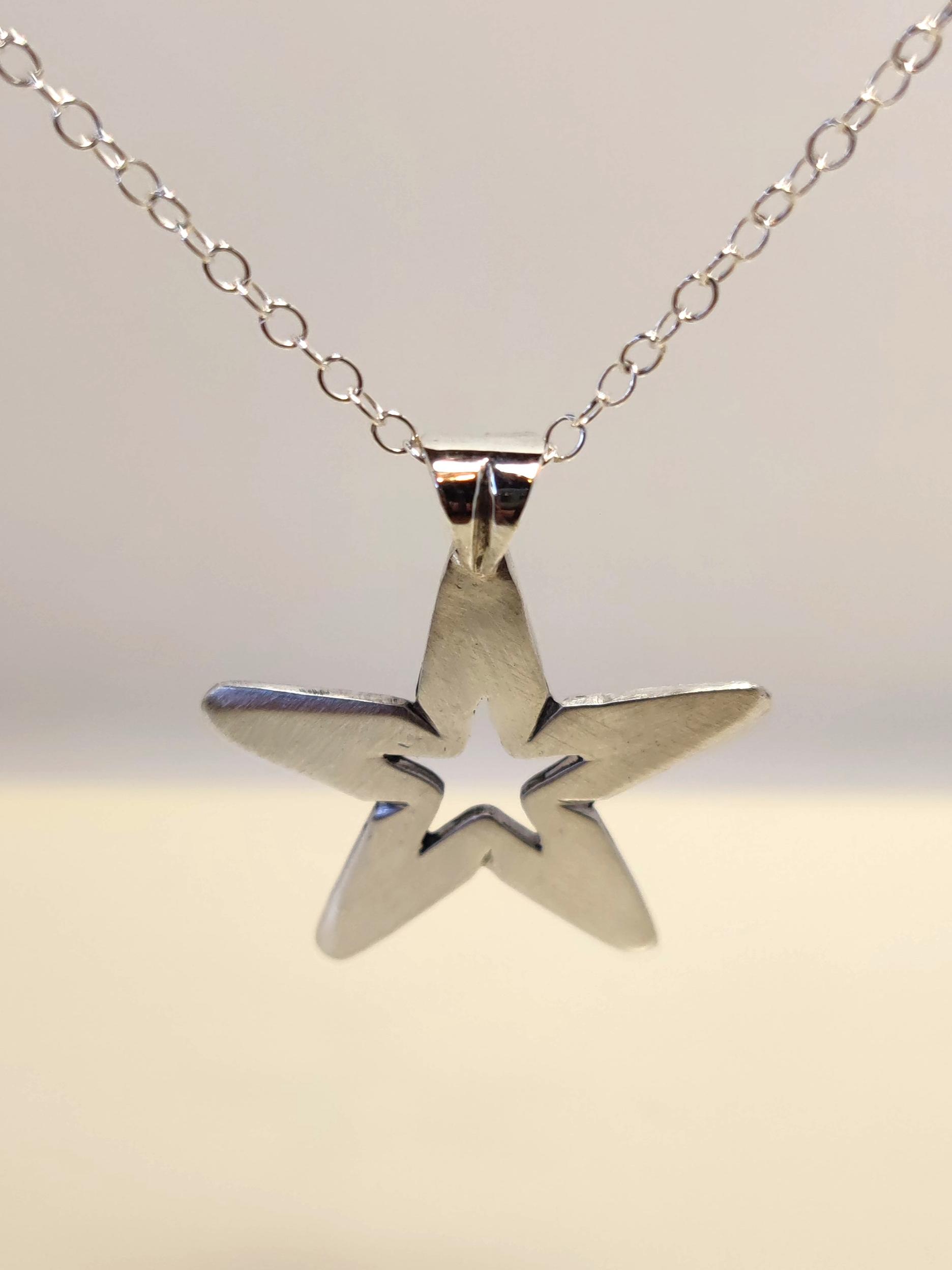 Sterling Silver Star Pendant