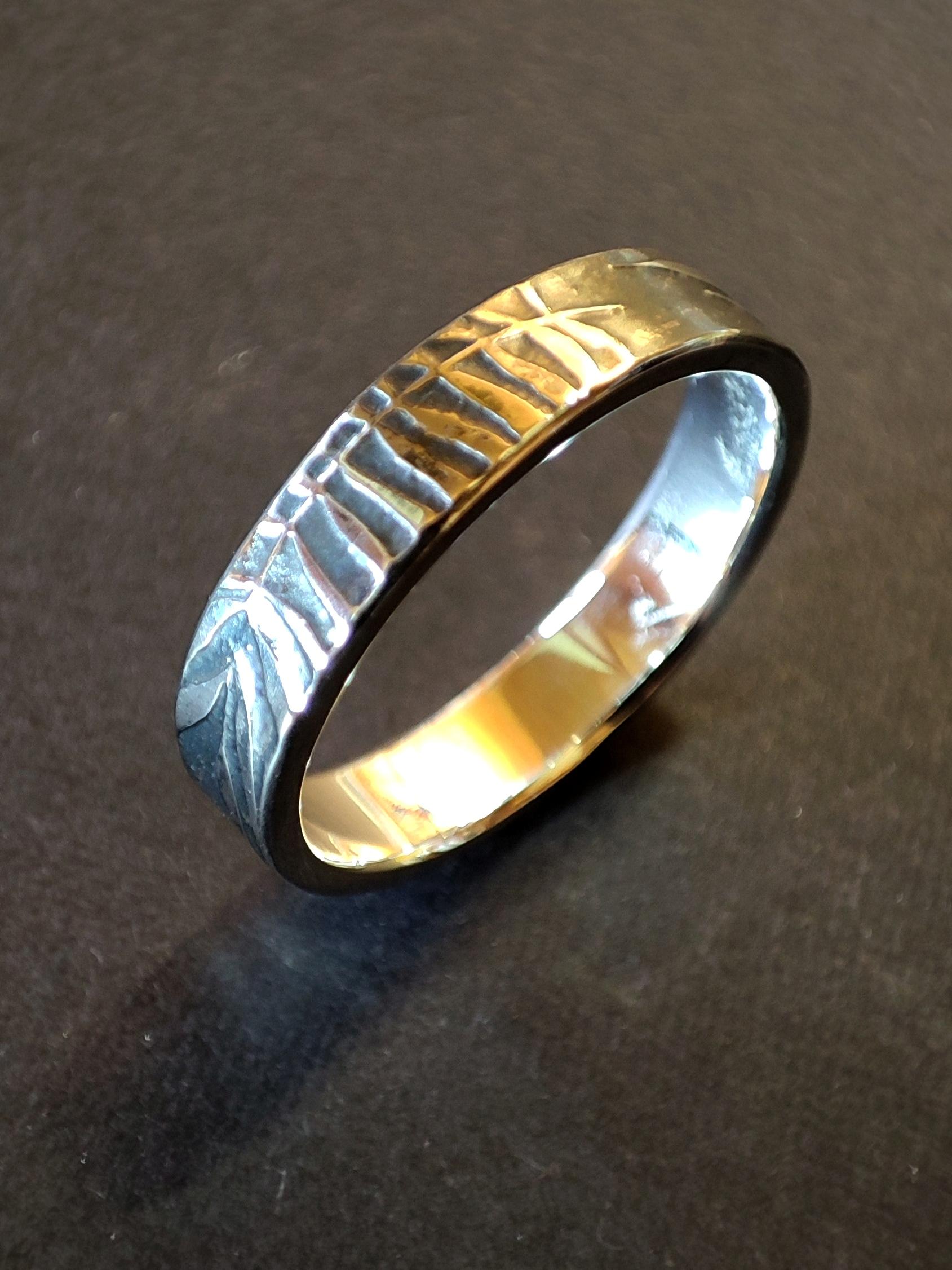 Sterling Silver Fern Ring