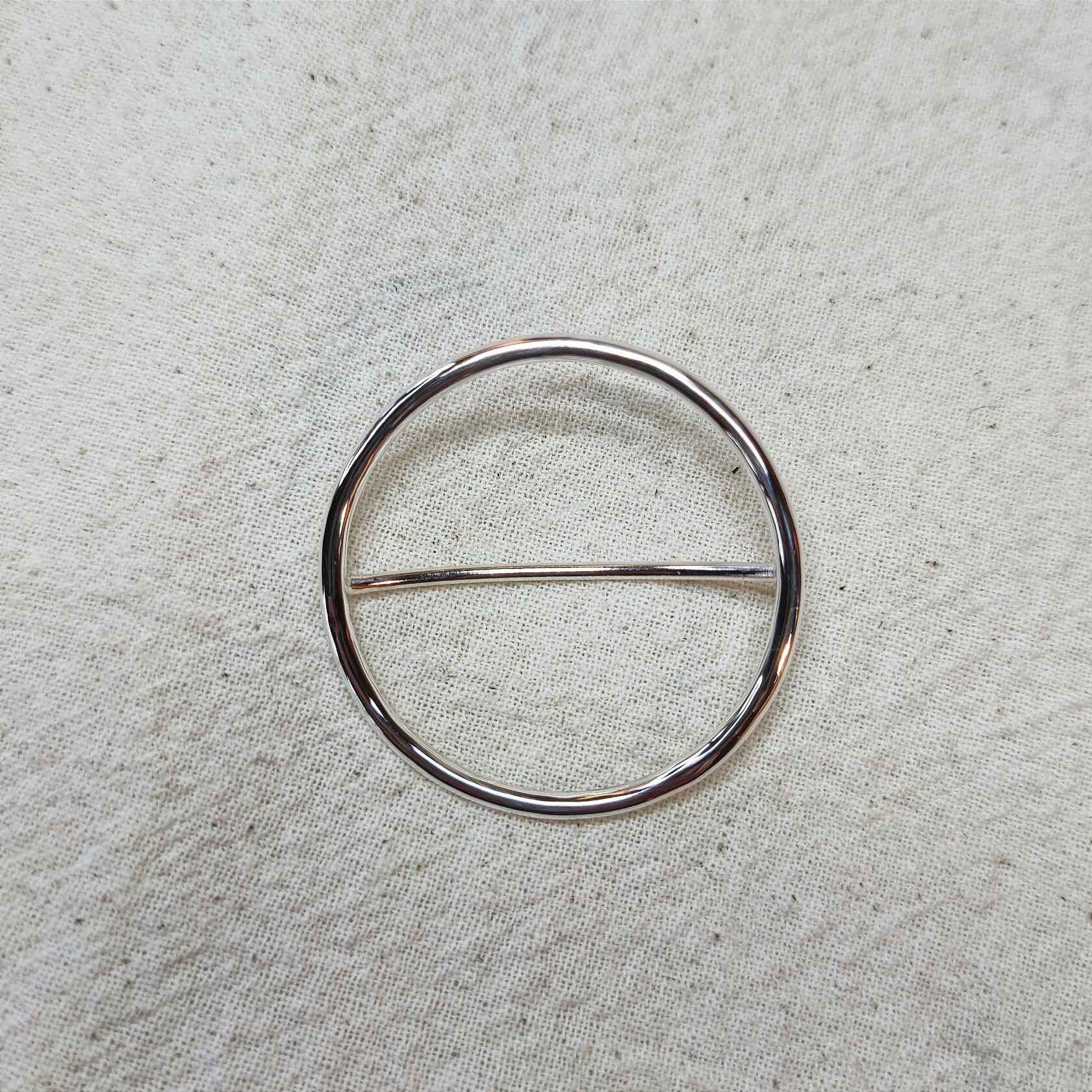 Sterling Silver Plain Scarf Ring
