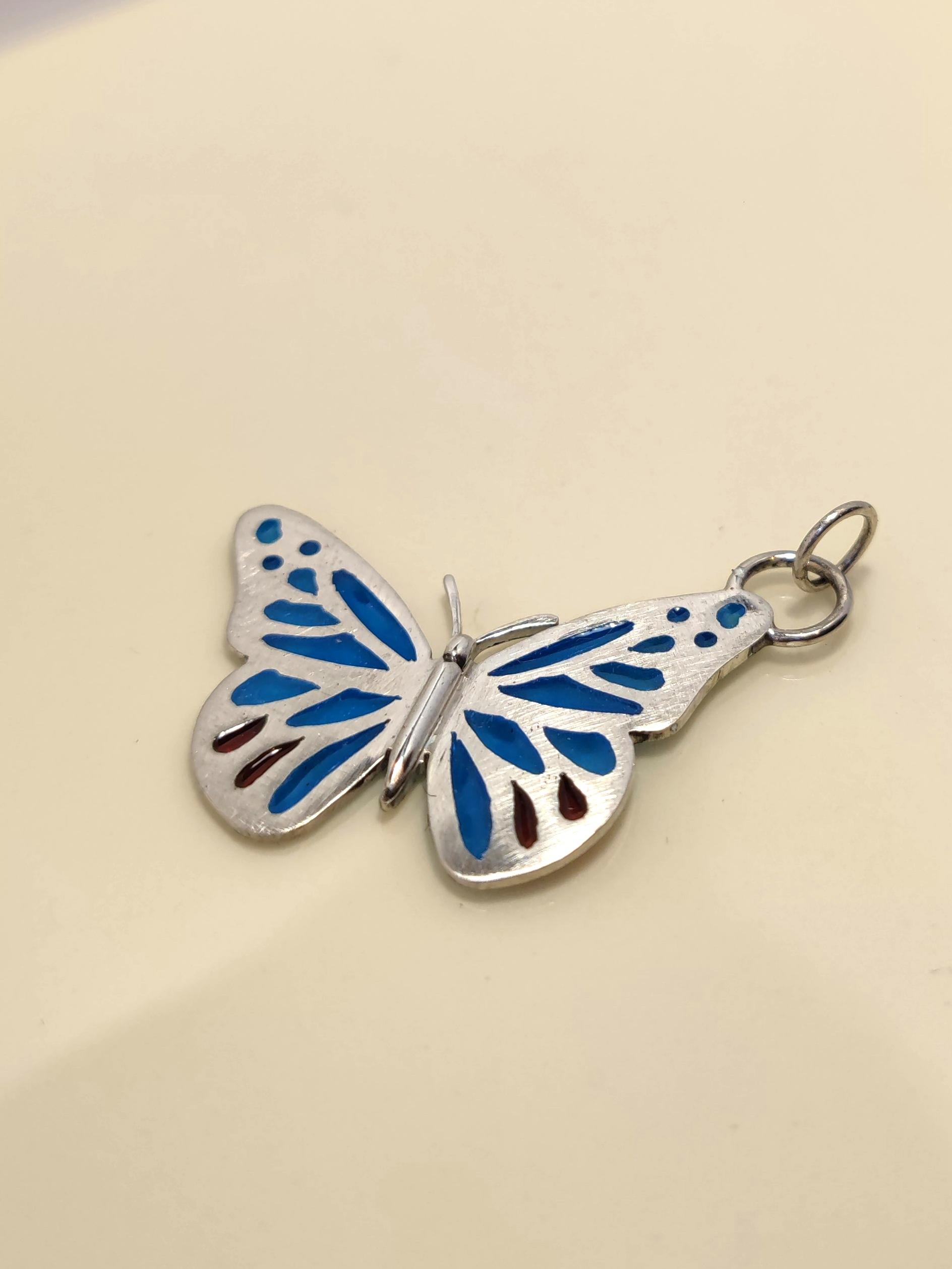 Sterling Silver Butterfly Pendant