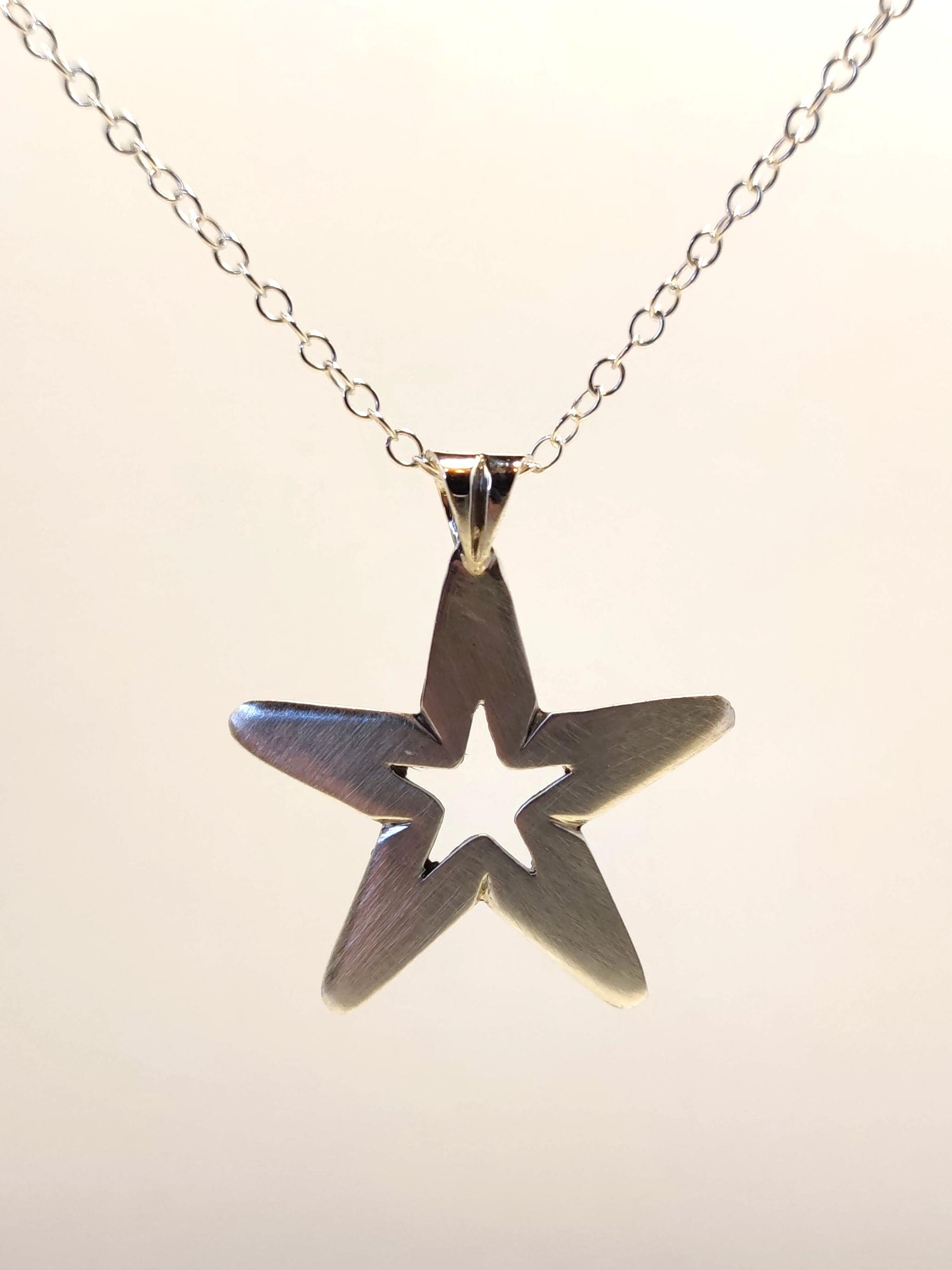 Sterling Silver Star Pendant