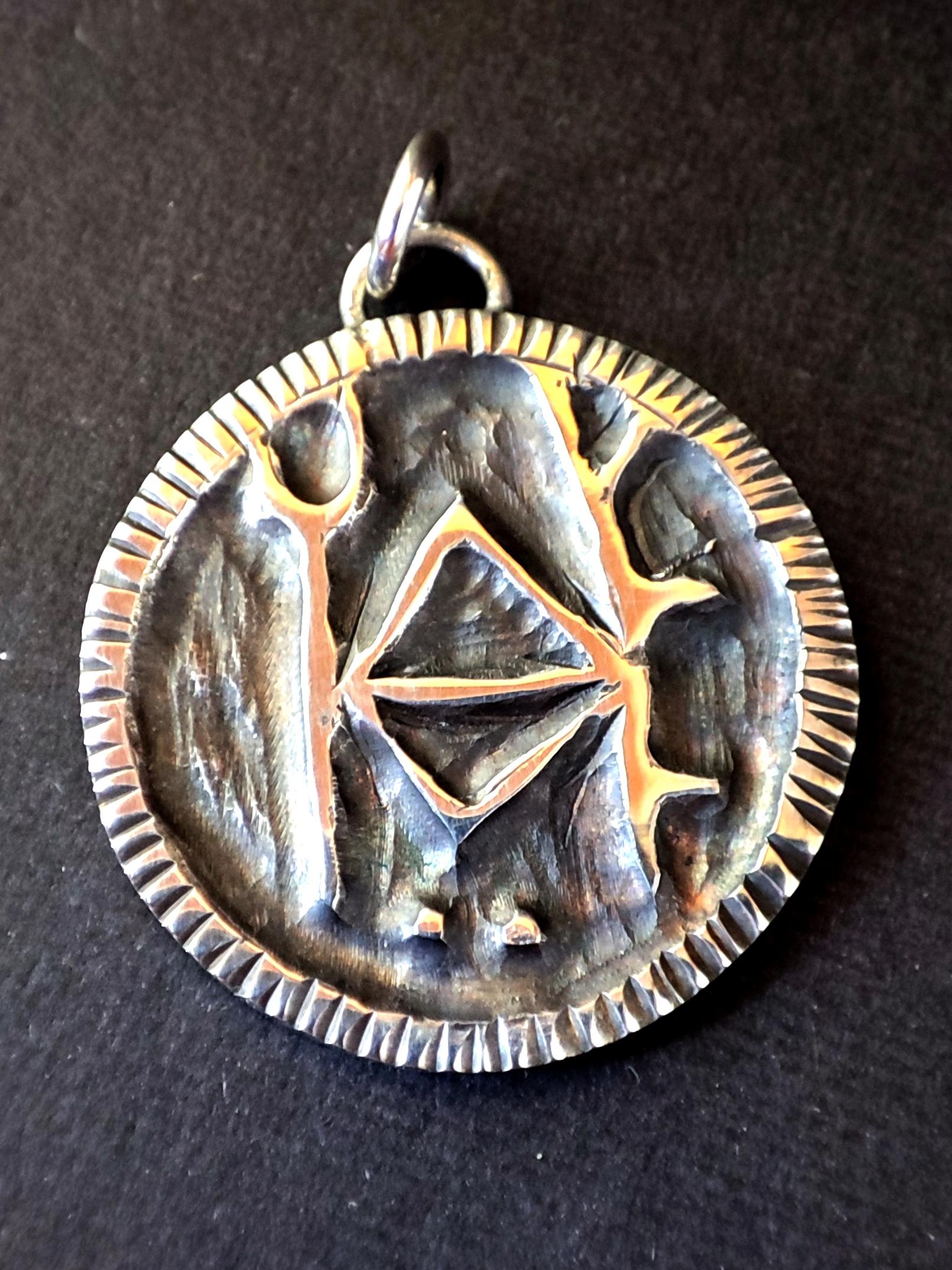 Sterling Silver Rune Pendant