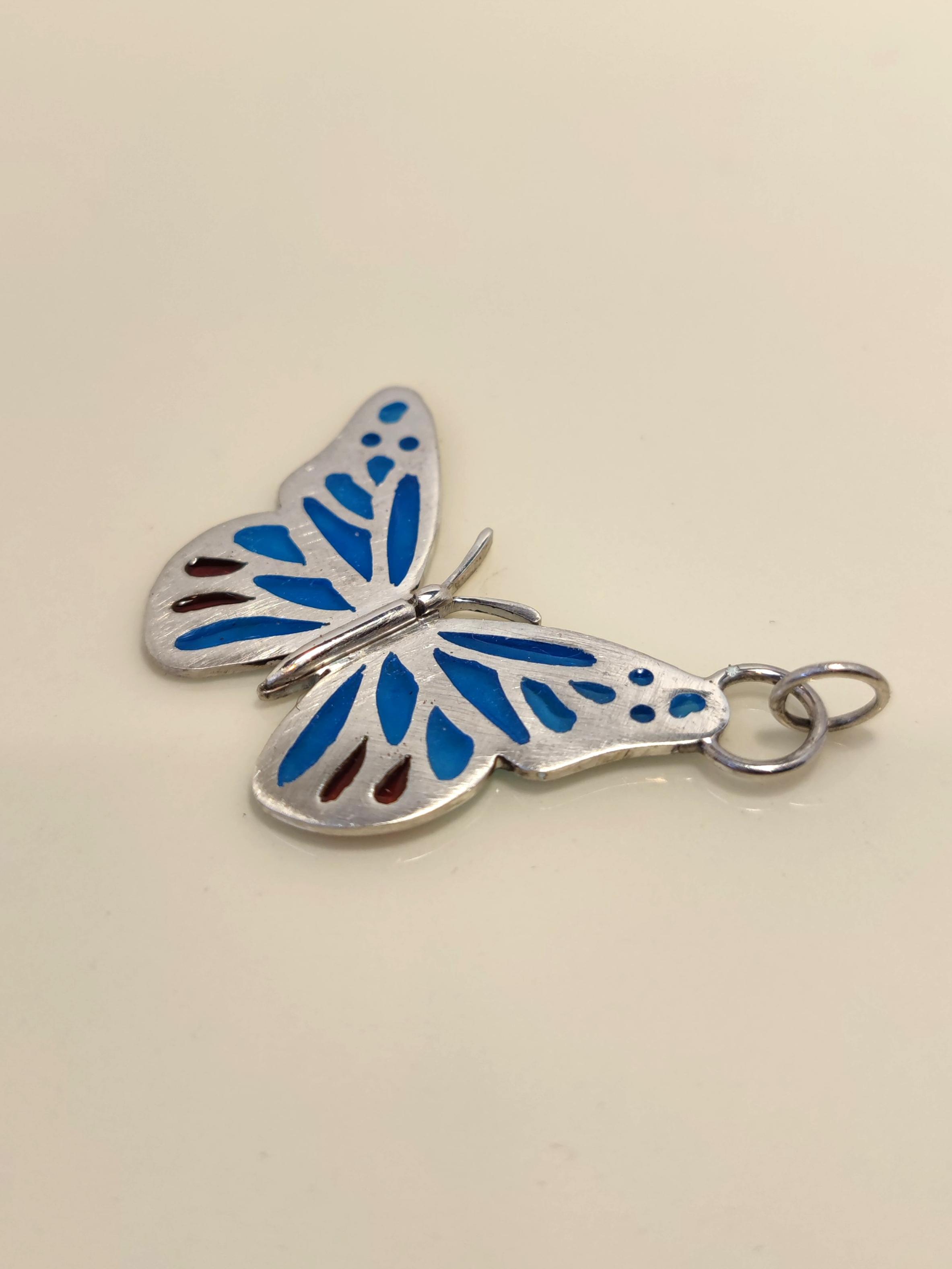 Sterling Silver Butterfly Pendant