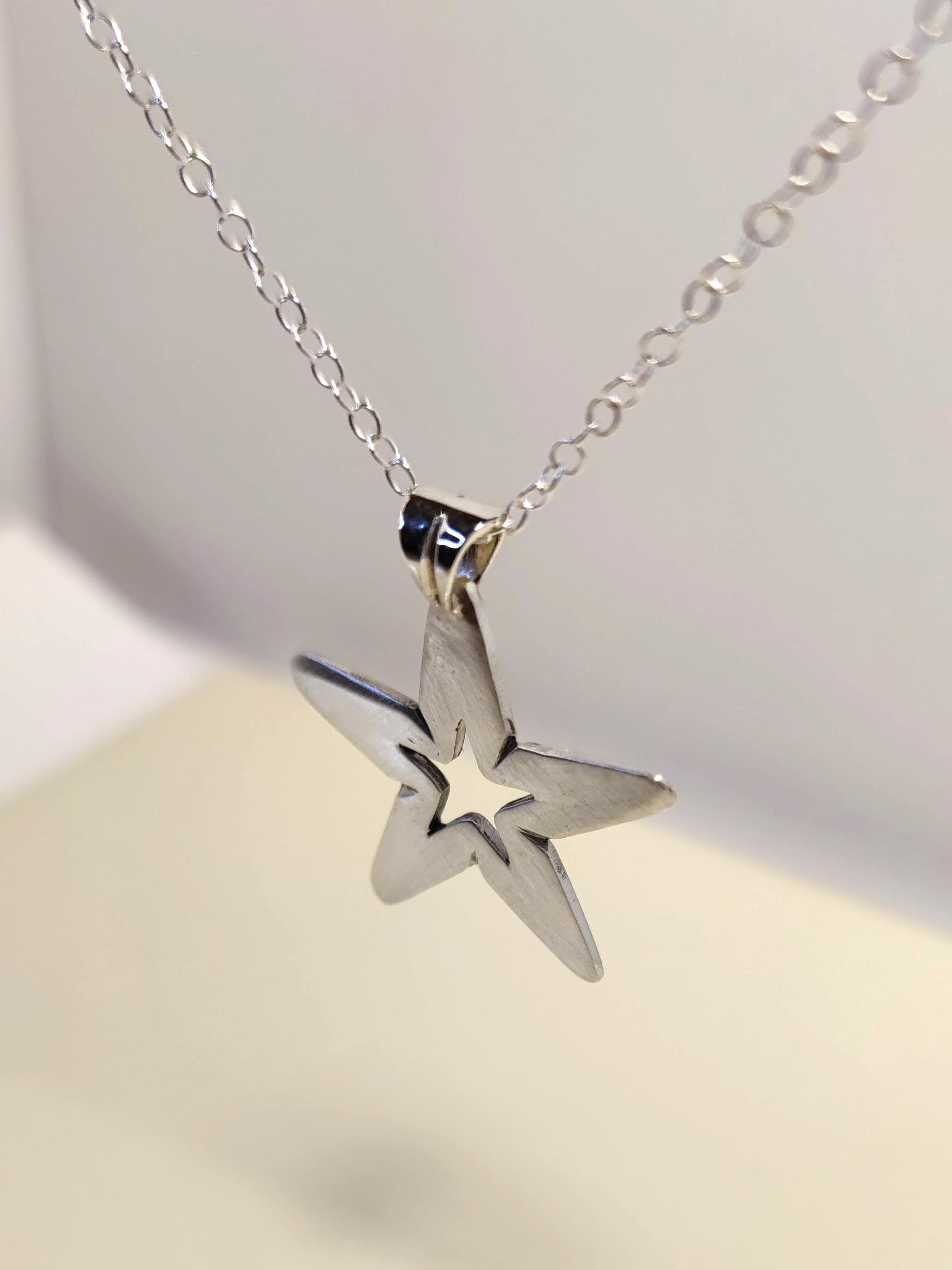 Sterling Silver Star Pendant