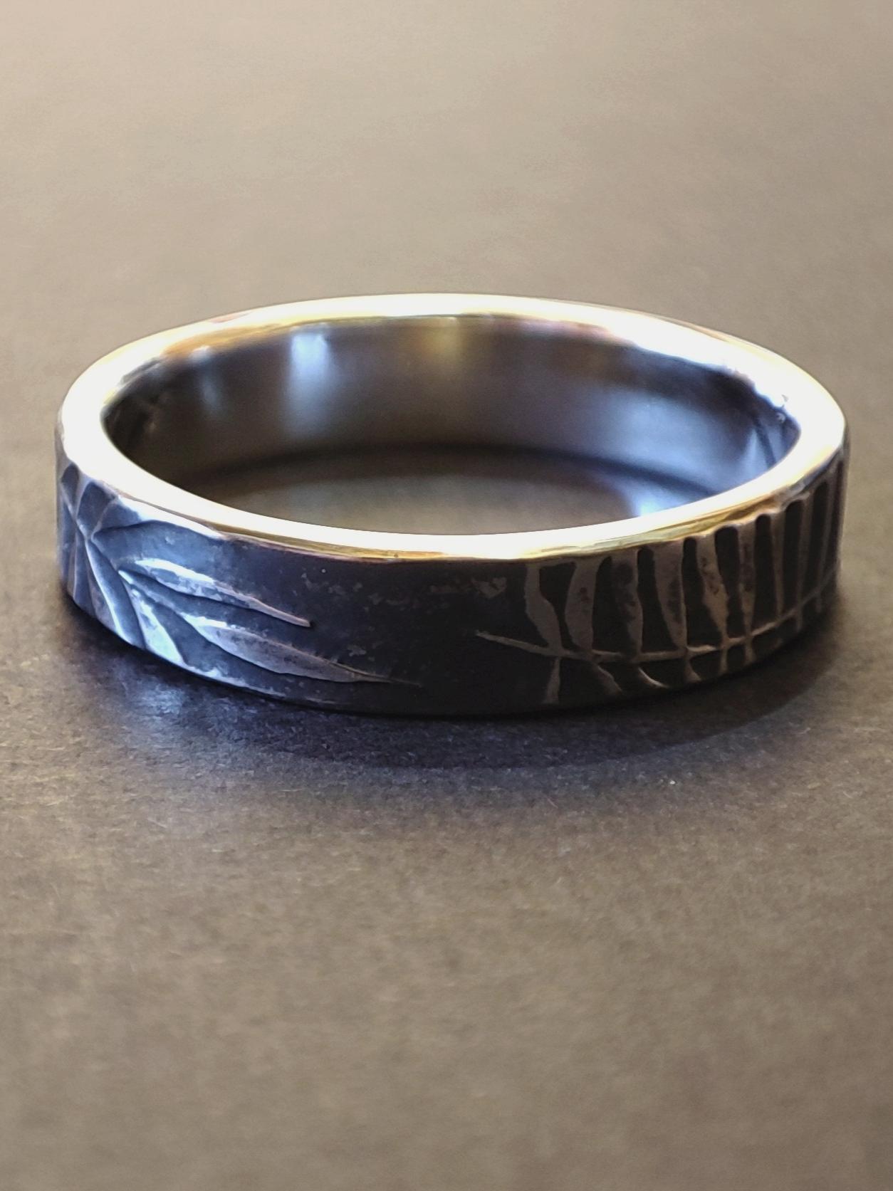 Sterling Silver Fern Ring