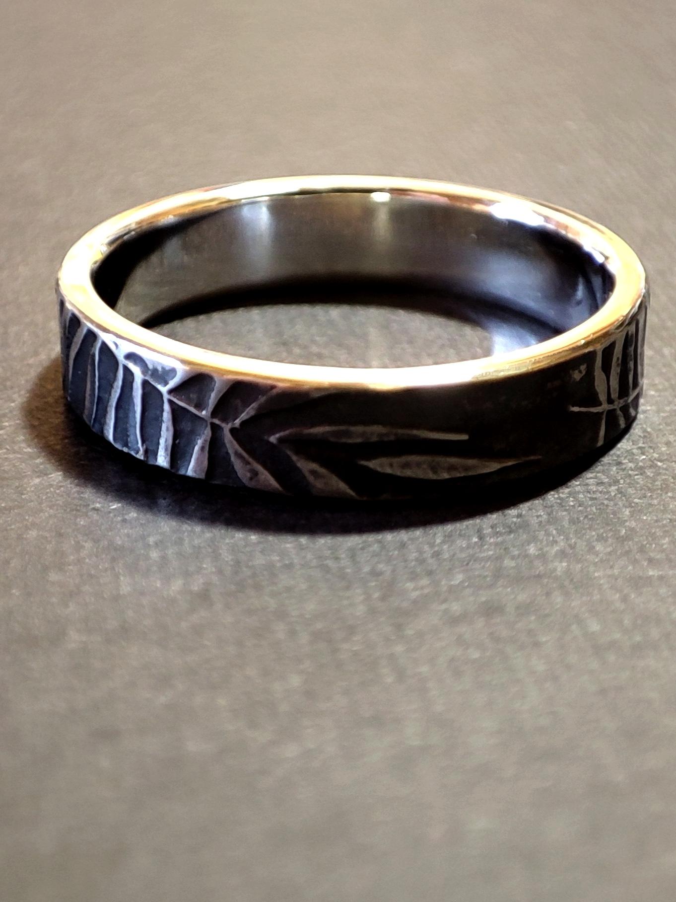 Sterling Silver Fern Ring