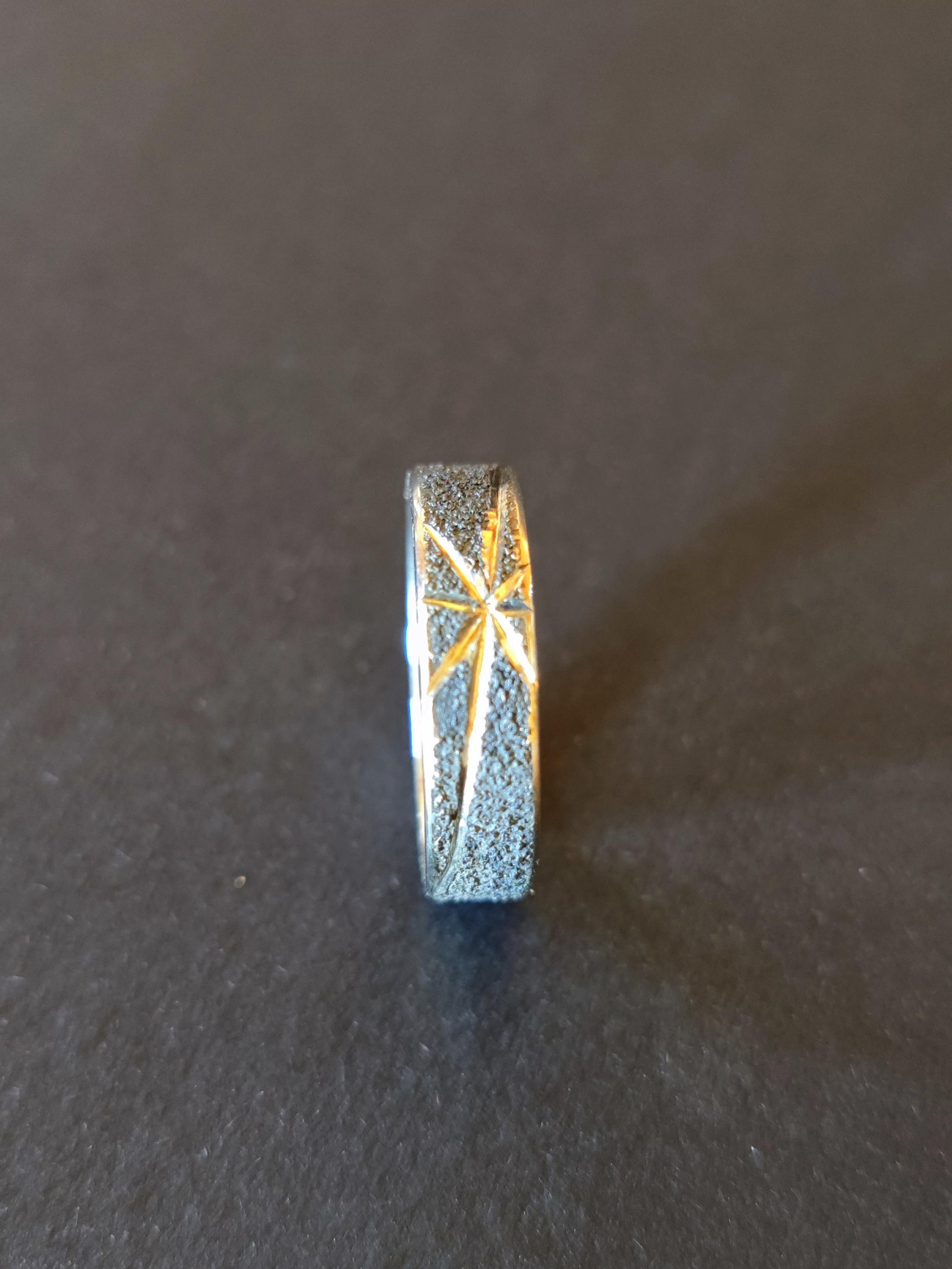 Sterling Silver Star Dust Ring