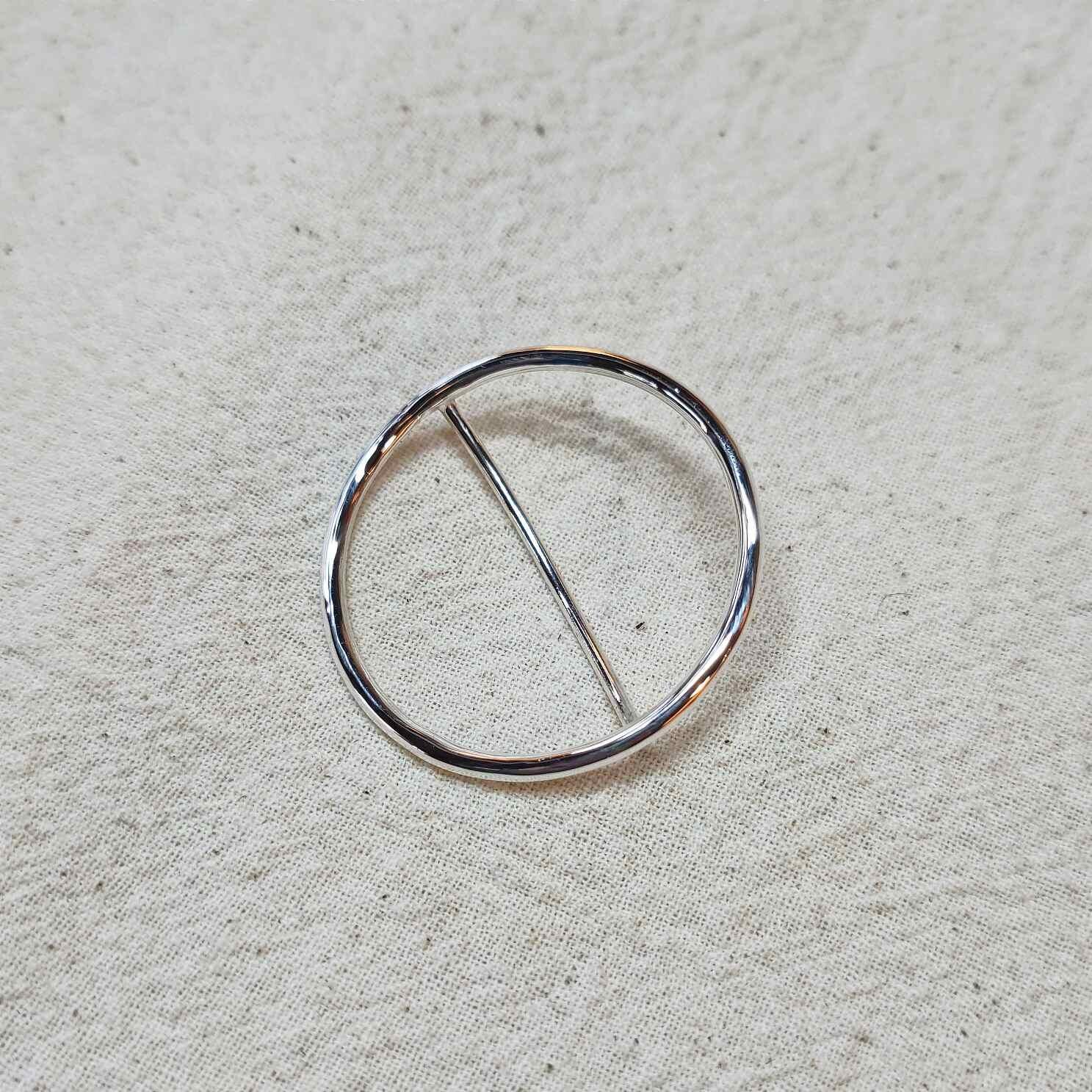 Sterling Silver Plain Scarf Ring