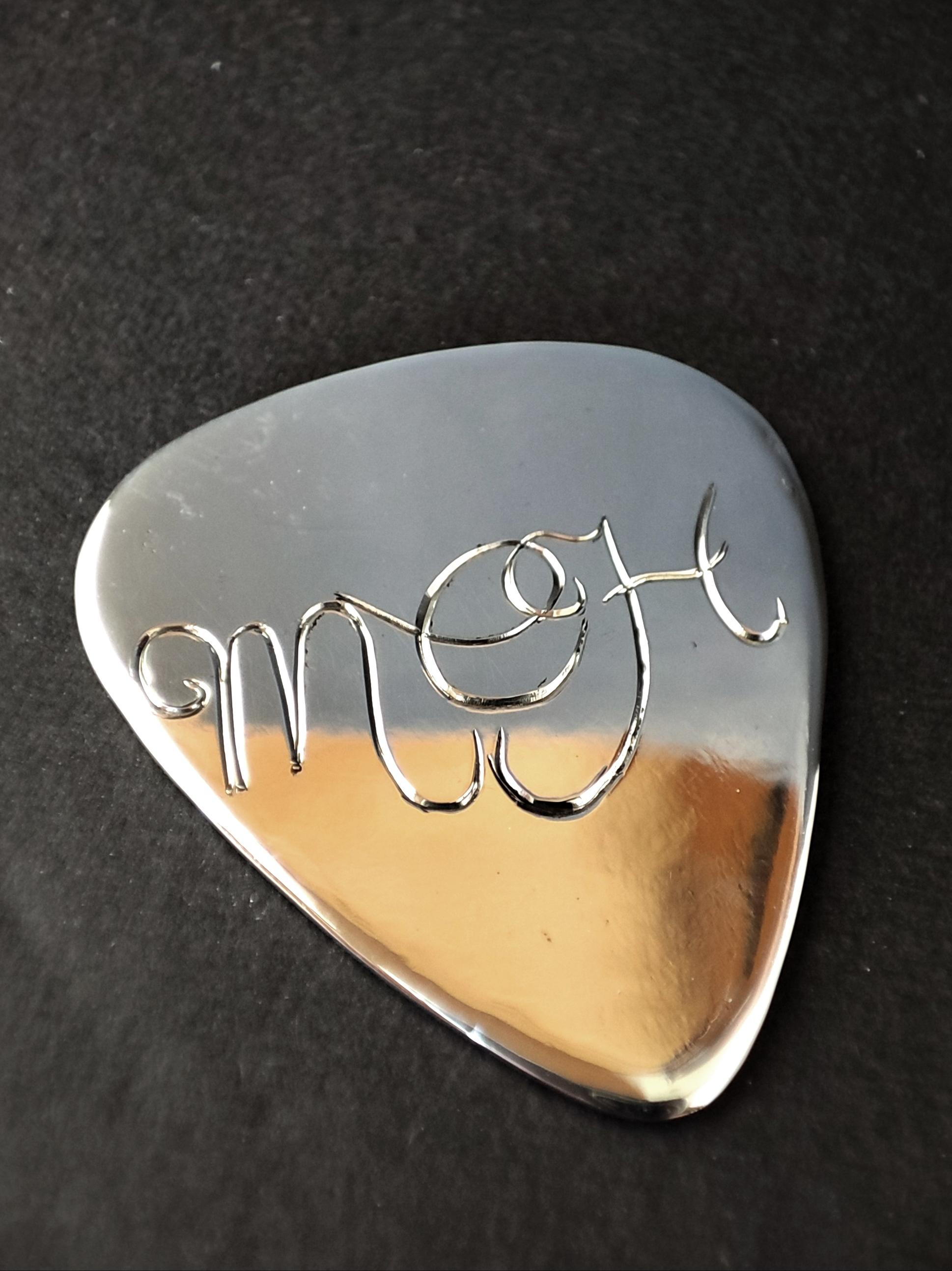 Sterling Silver Guitar Pick