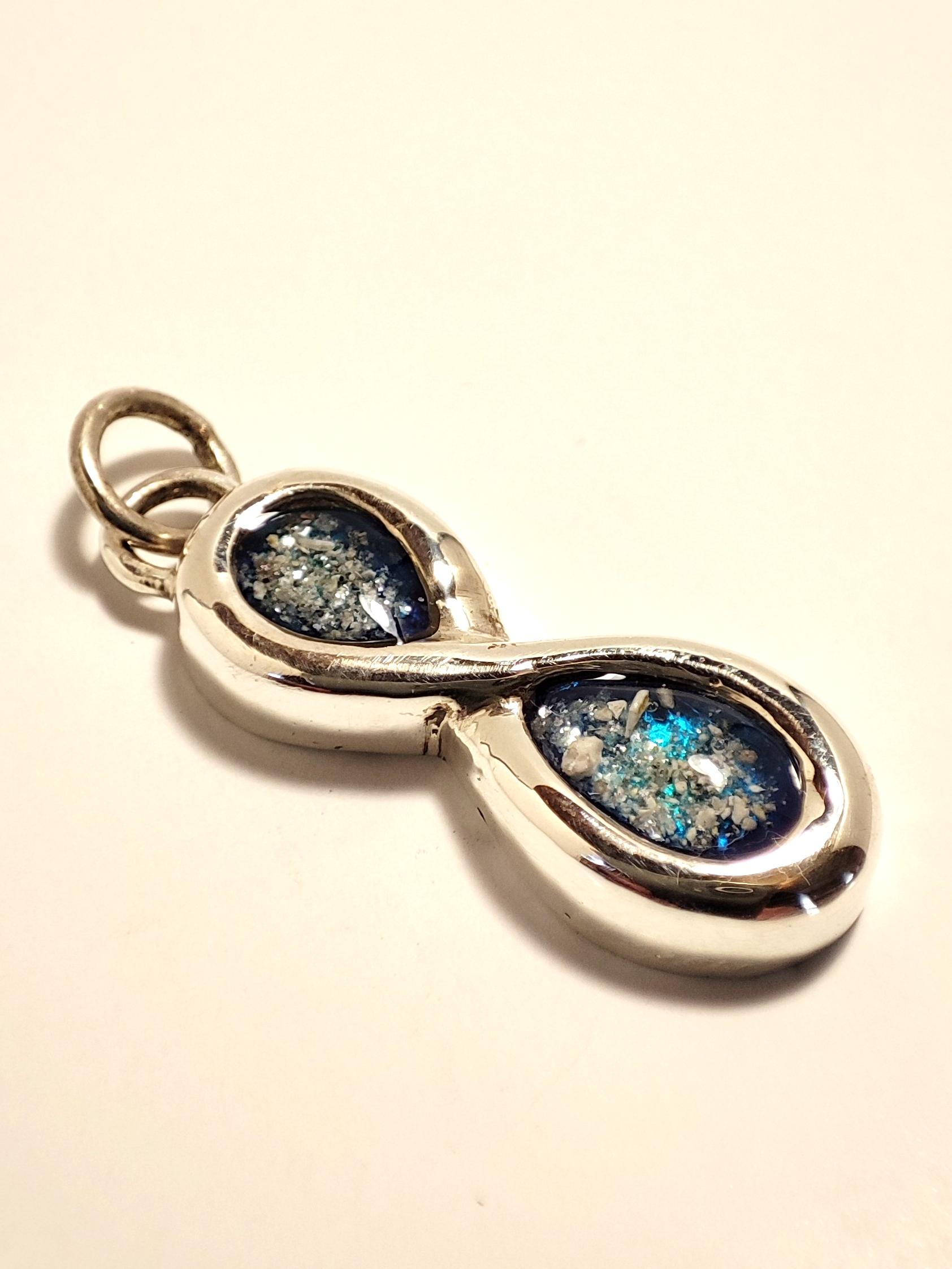Sterling Silver Infinity Memorial Pendant