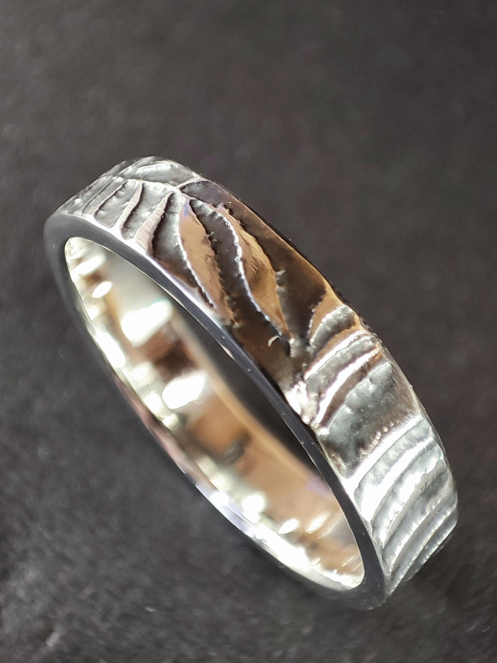 Sterling Silver Fern Ring