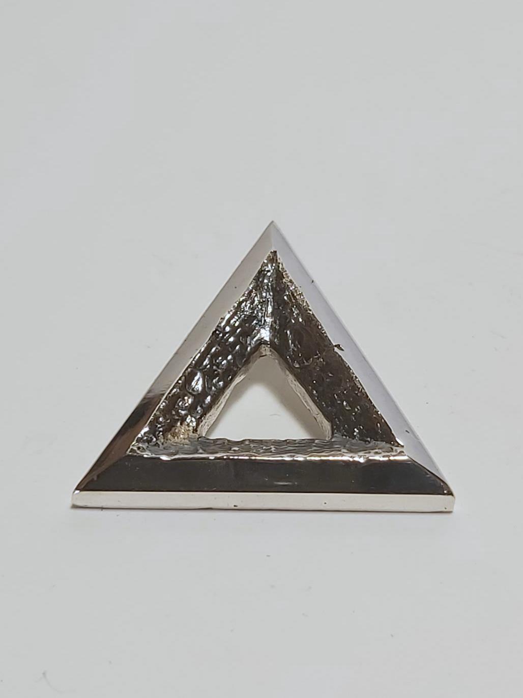 Sterling Silver Triangle Pendant