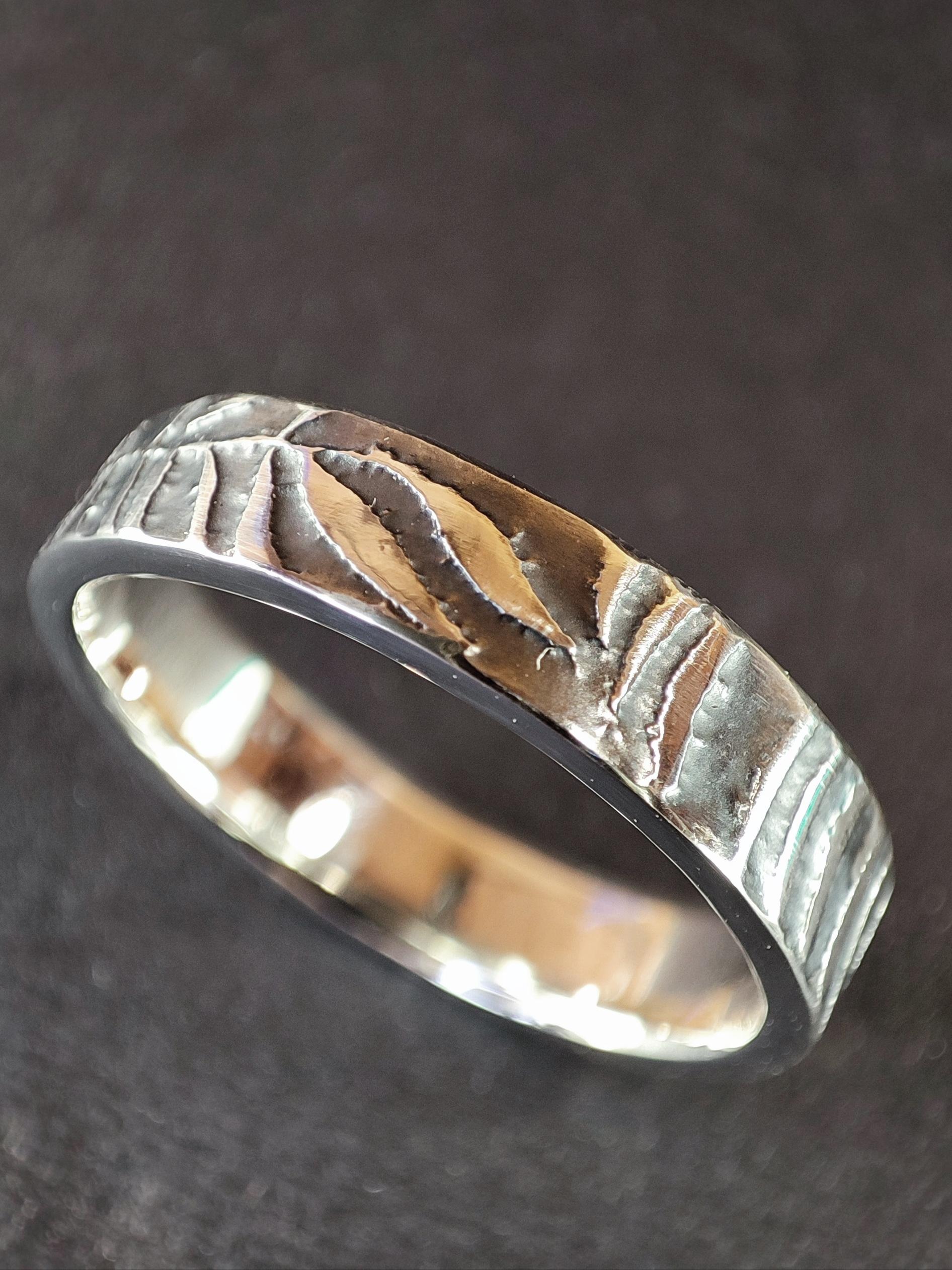 Sterling Silver Fern Ring