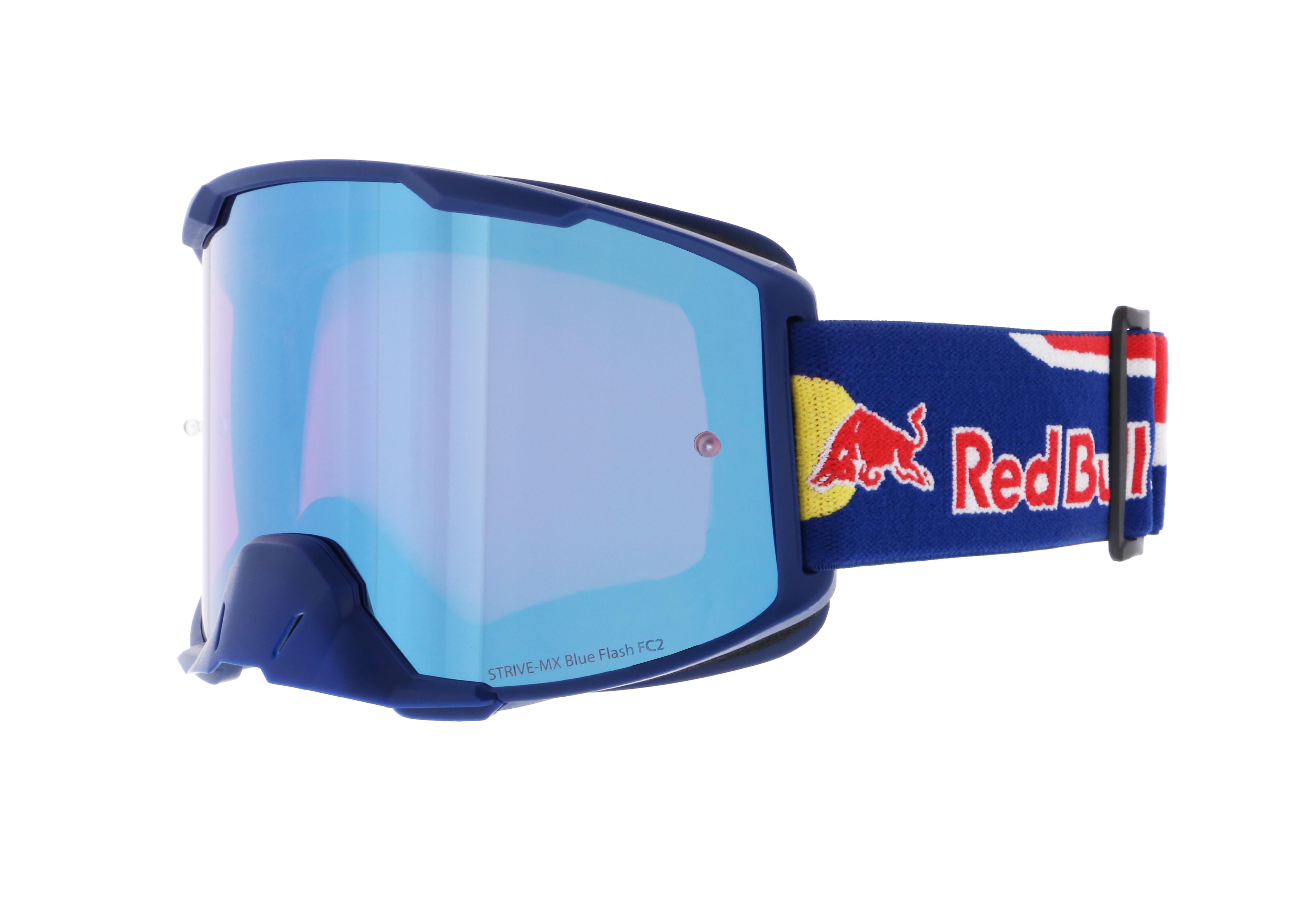 Red Bull SPECT Strive Blue - Blue Mirror Single Lens