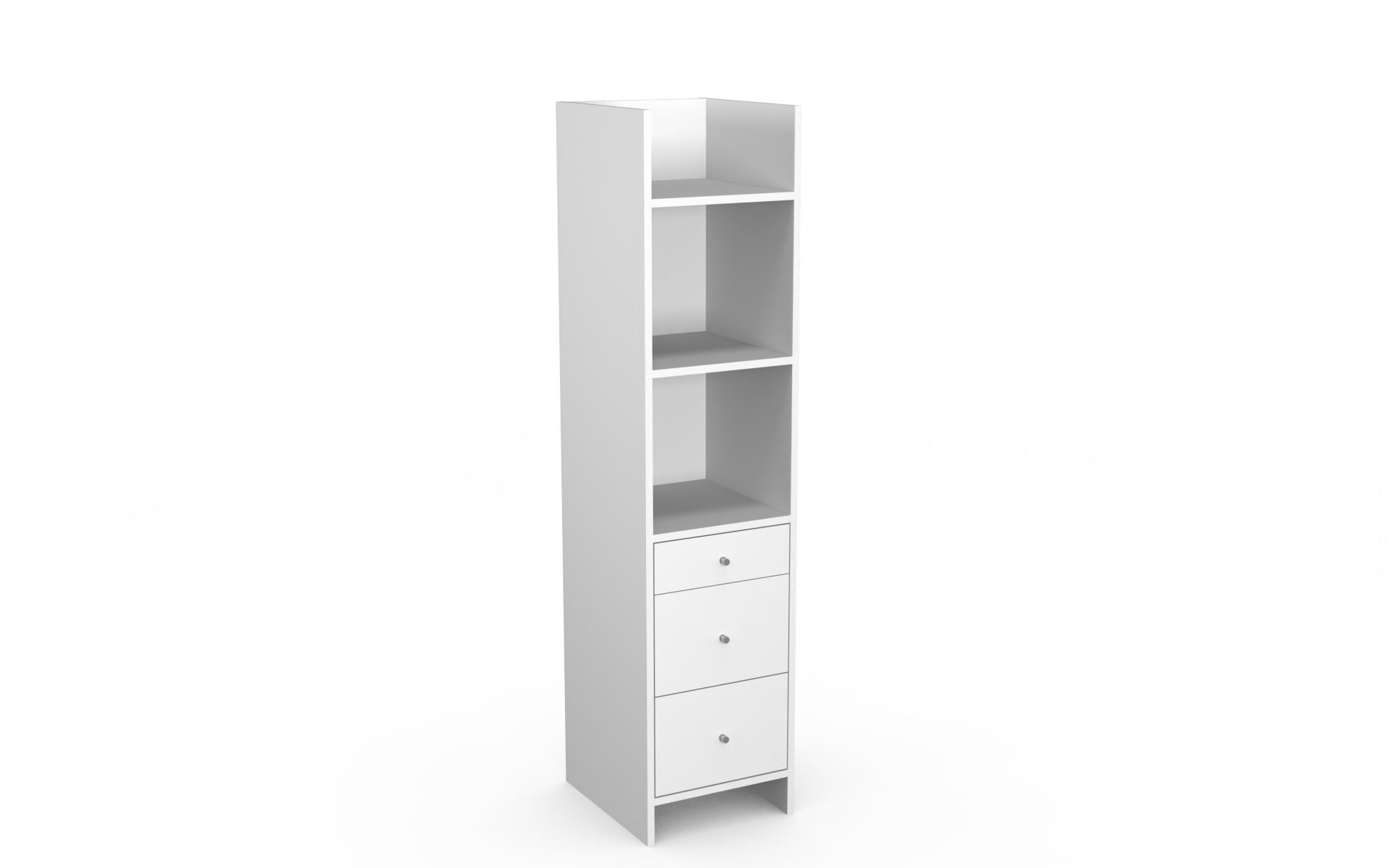 Tall Shelf & 3 Drawer Unit - Signature