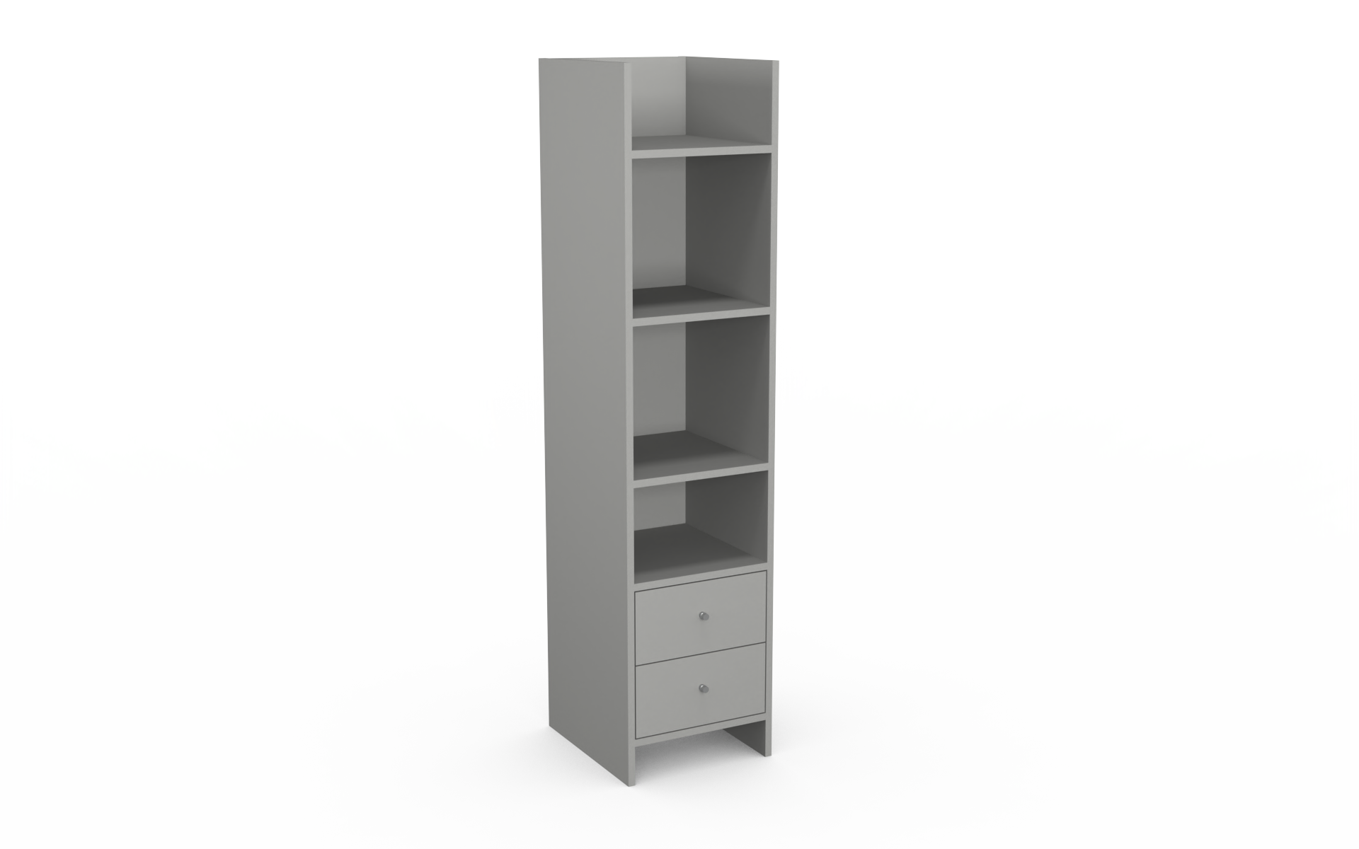 Tall Shelf & 2 Drawer Unit - Signature
