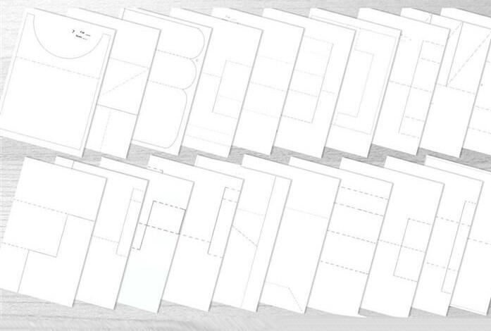 Dimensional Card Templates Set 1 and 2 with Forever Code (TT009)