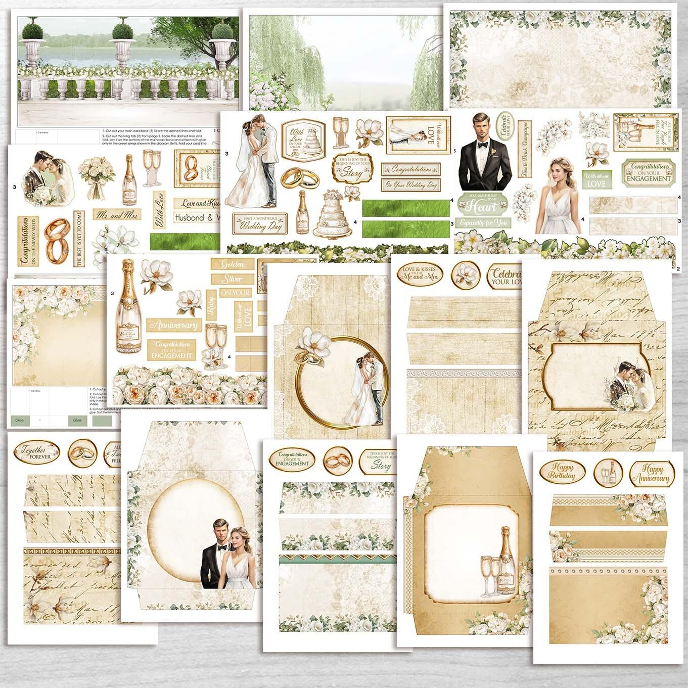 FB4066 Wedding Dreams Side Scene and Envelope Kit