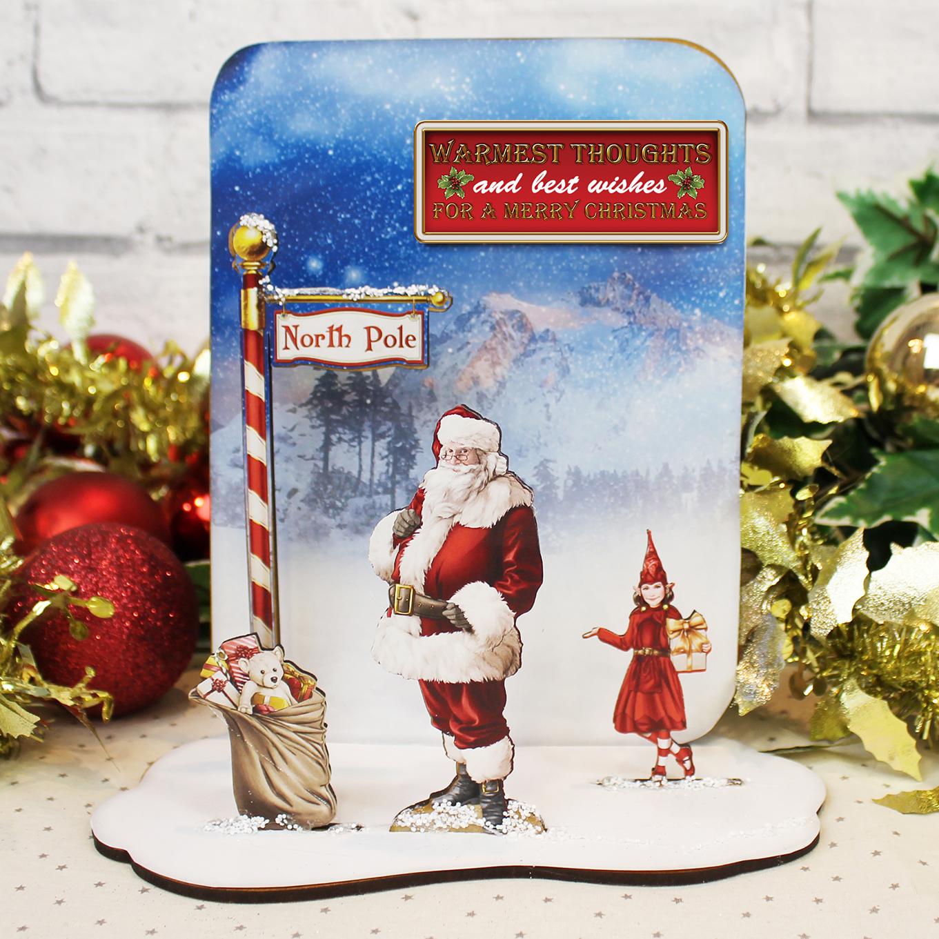 Build A Scene Santa Claus MDF Scene