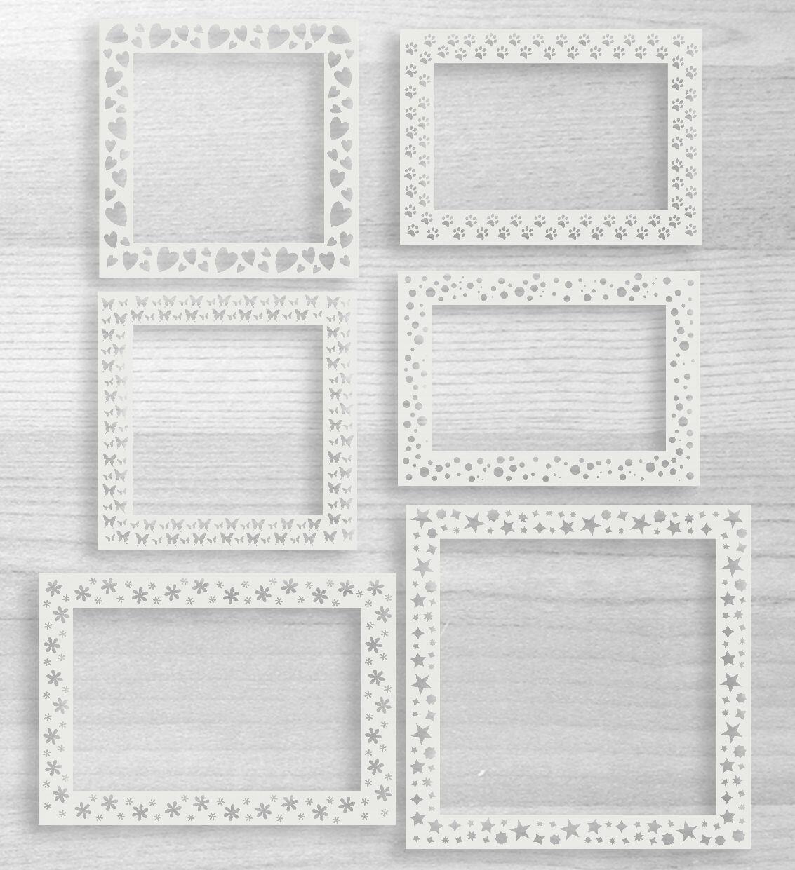 Multibuy Frame It Embossing Stencils - Set of 6 CU253