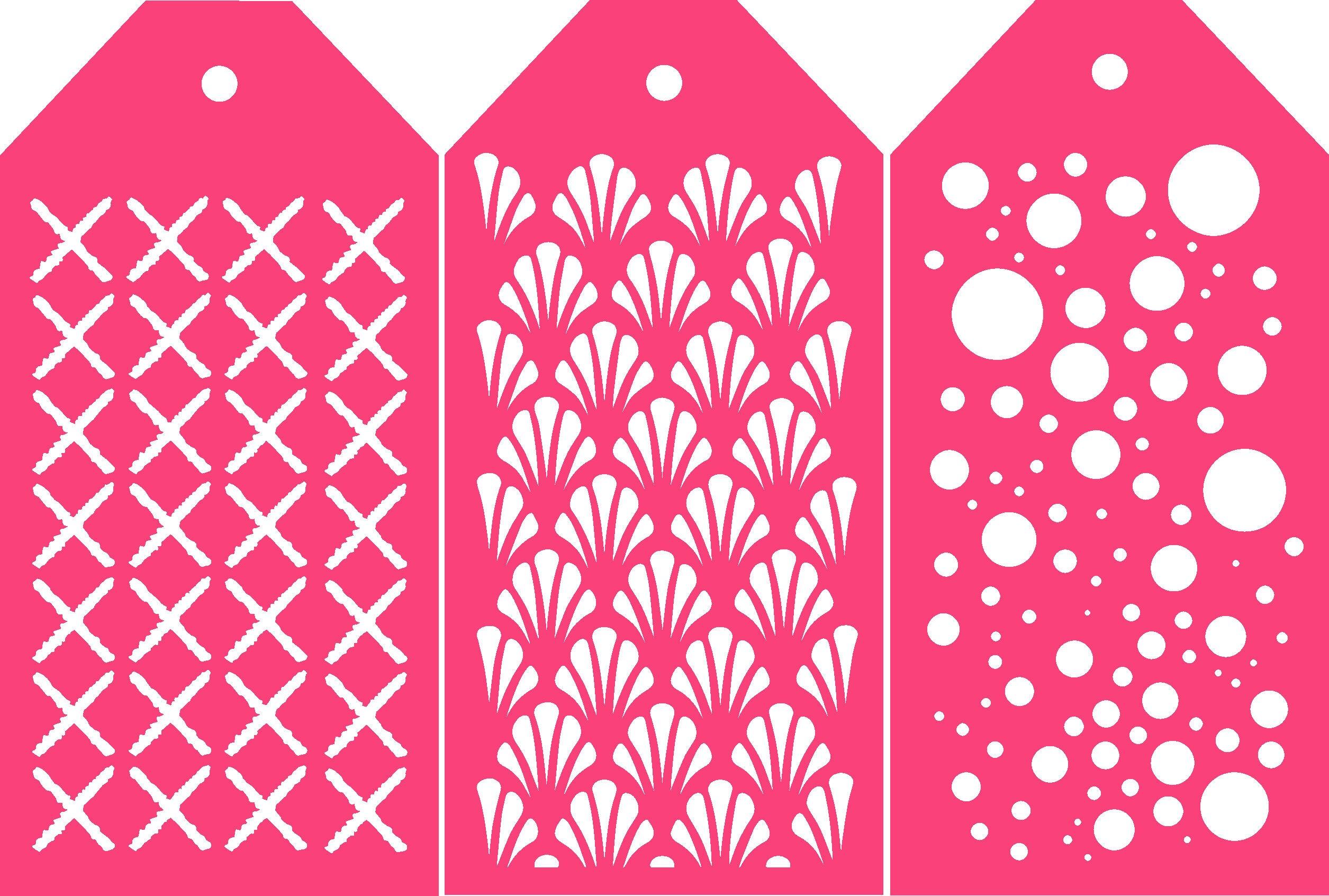 FB3672 Essential Tag Stencil Set 2