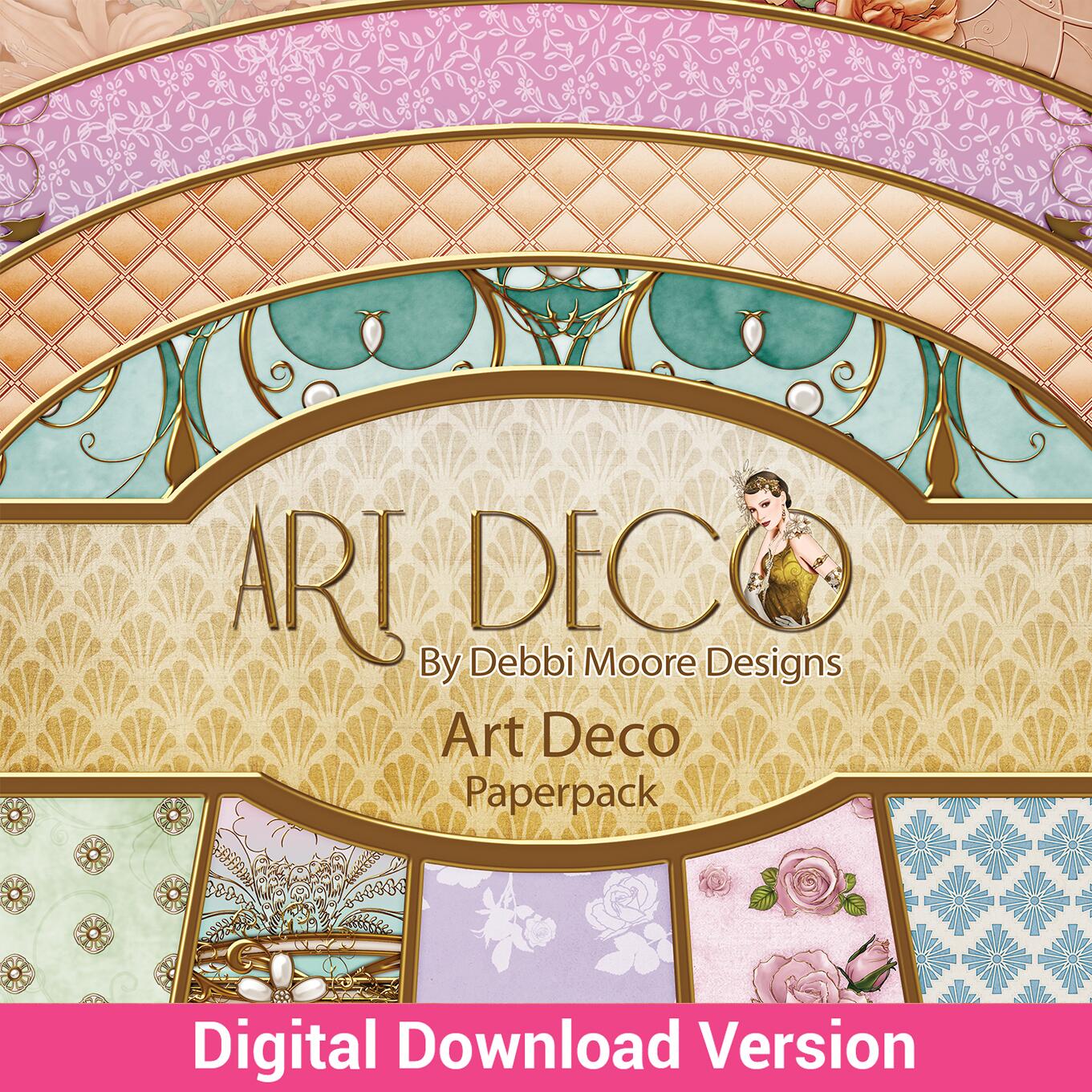 A4 Paperpack Digital Download Art Deco