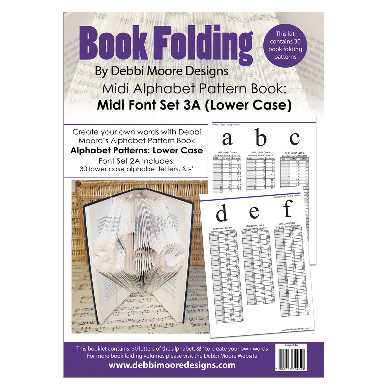 Book Folding Alphabet Book Set 3a - Lower Case GIFT