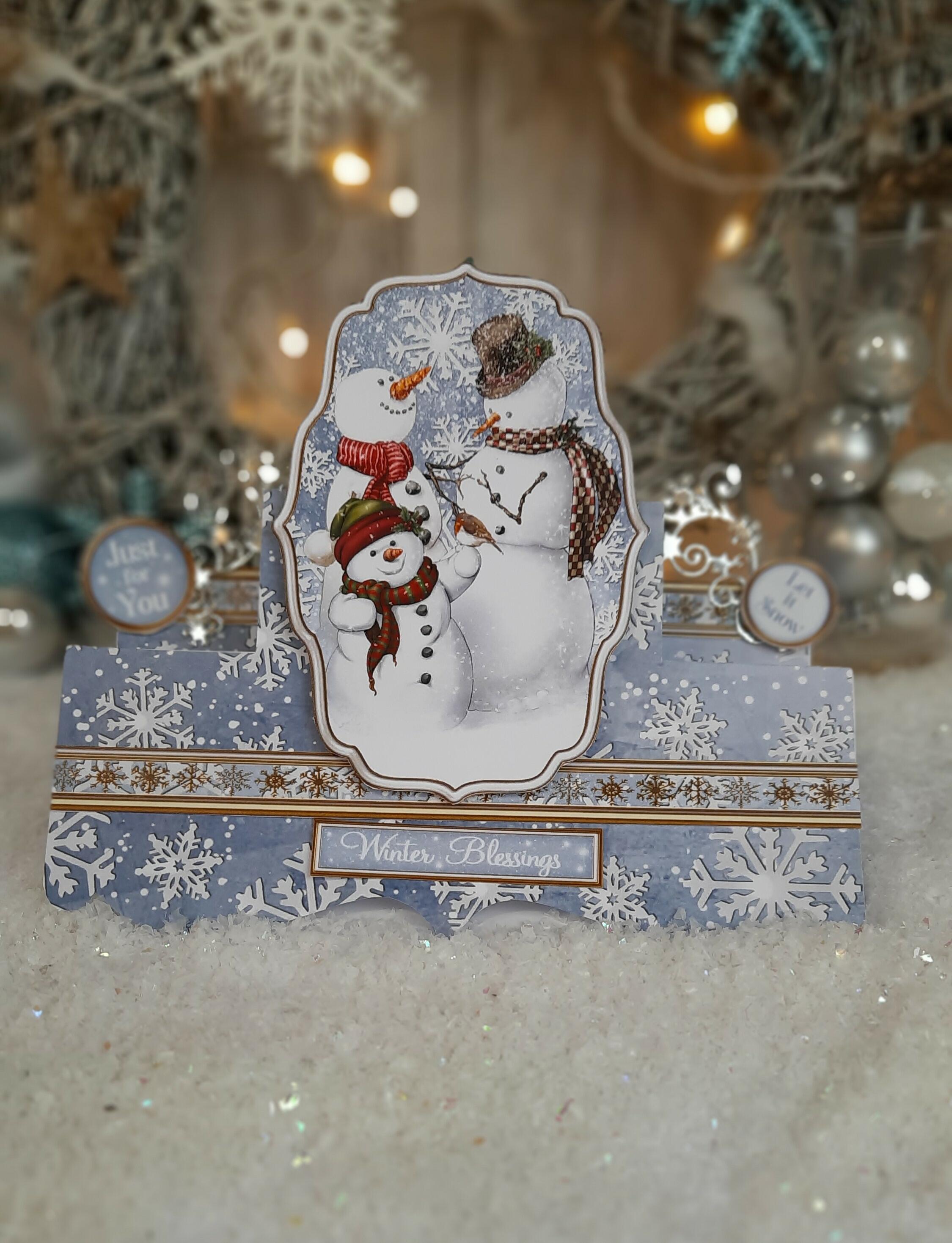Double Snowman Card Projects
