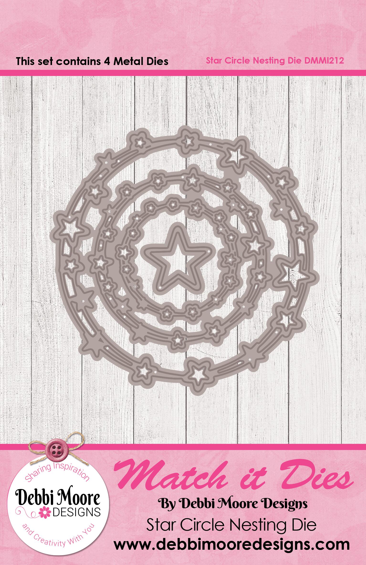 CU2611 Match It Entwine Star Circle Nesting Metal Die with Forever Code