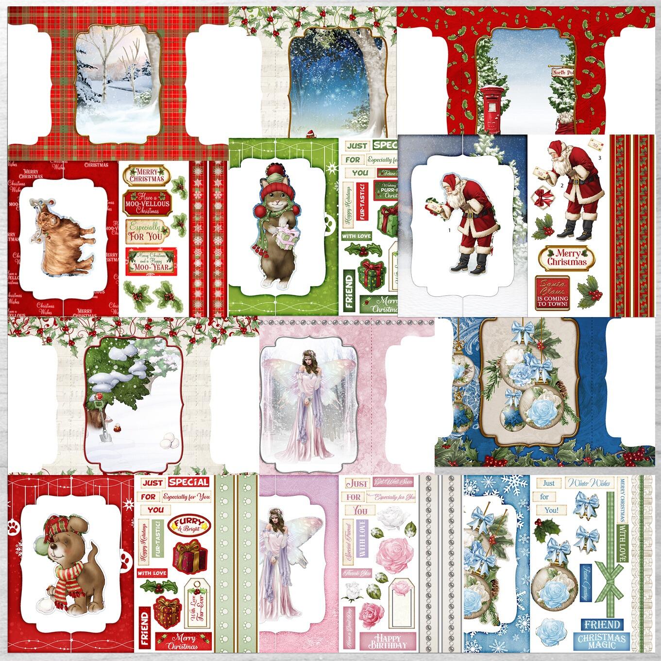 FB3753 Christmas Dome Card Making Kit with Forever Code