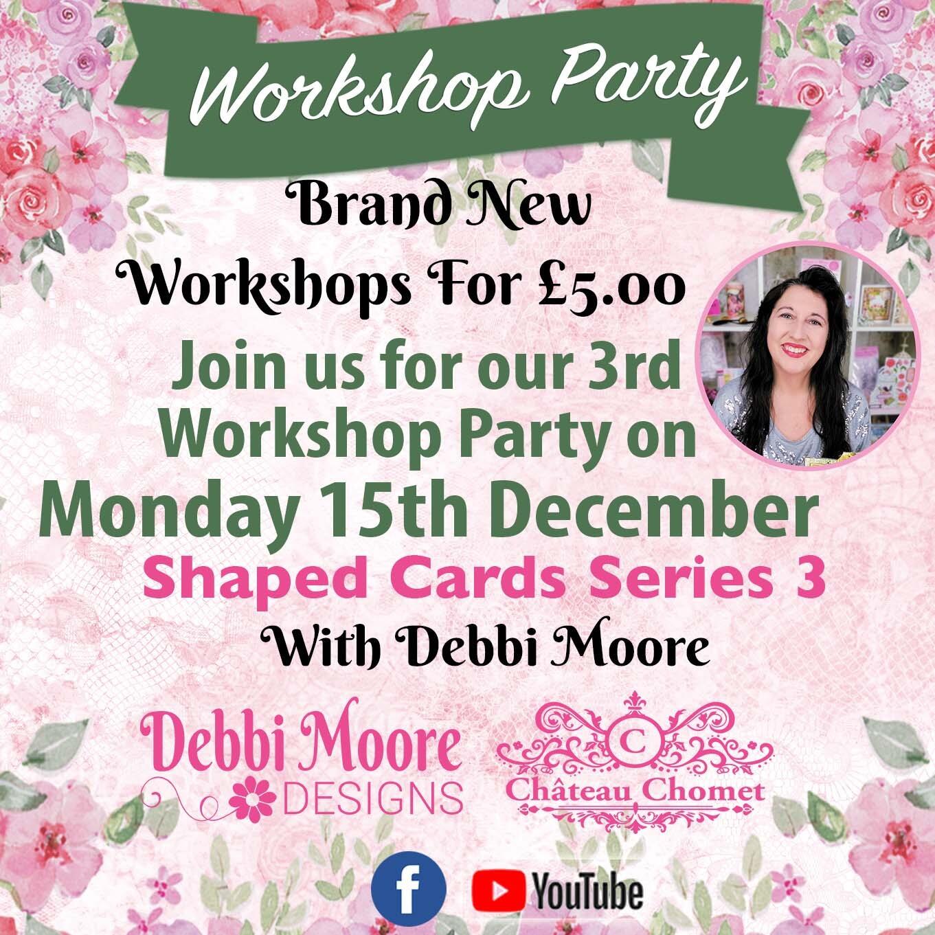 Workshop Party Shaped Cards Chapter 3