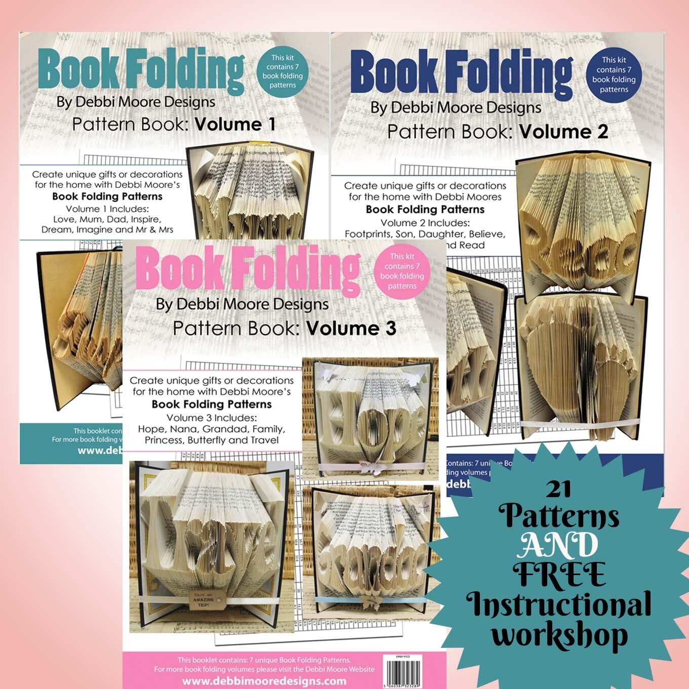 Book Folding 1 2 and 3 Digital Booklets with 21 Patterns with FREE ...