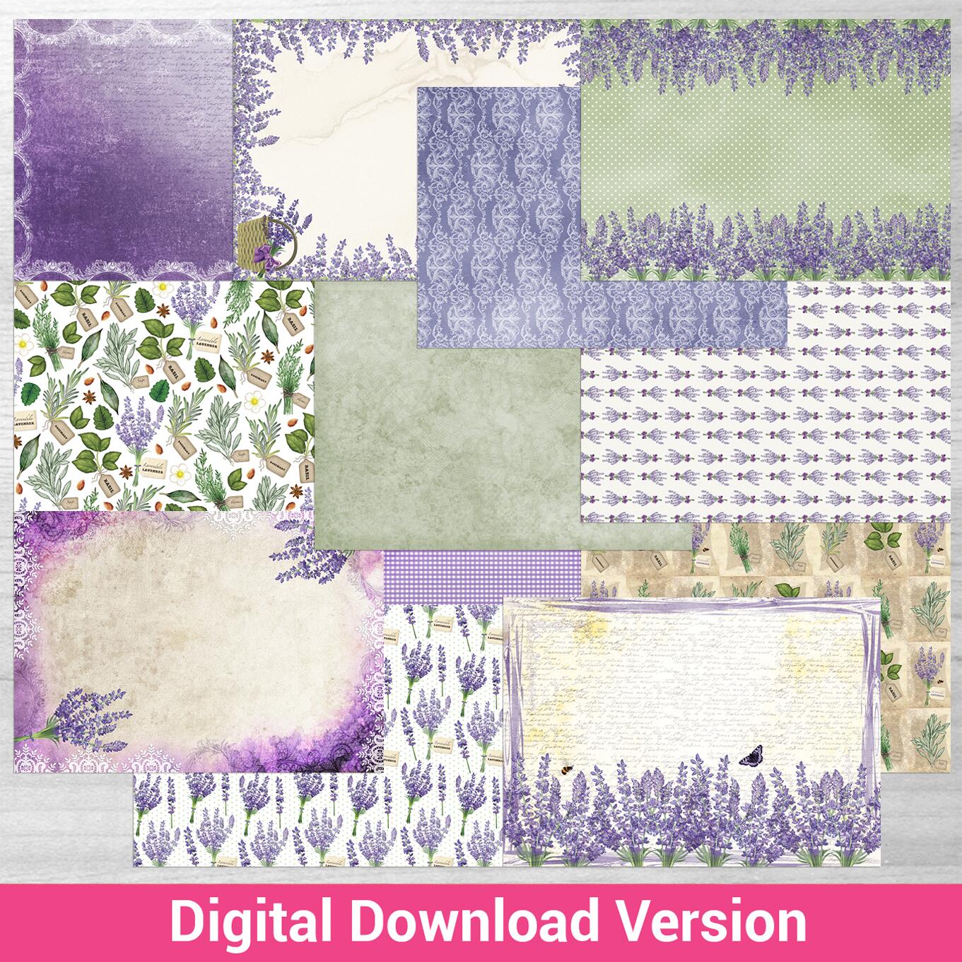 CC016D A4 Paperpack Digital Download Lavender Dreams