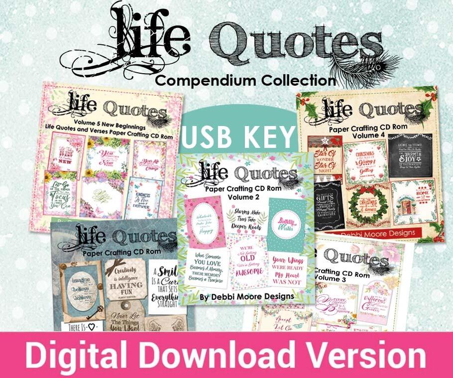 Life Quotes Compendium Collection Digital Download CU086
