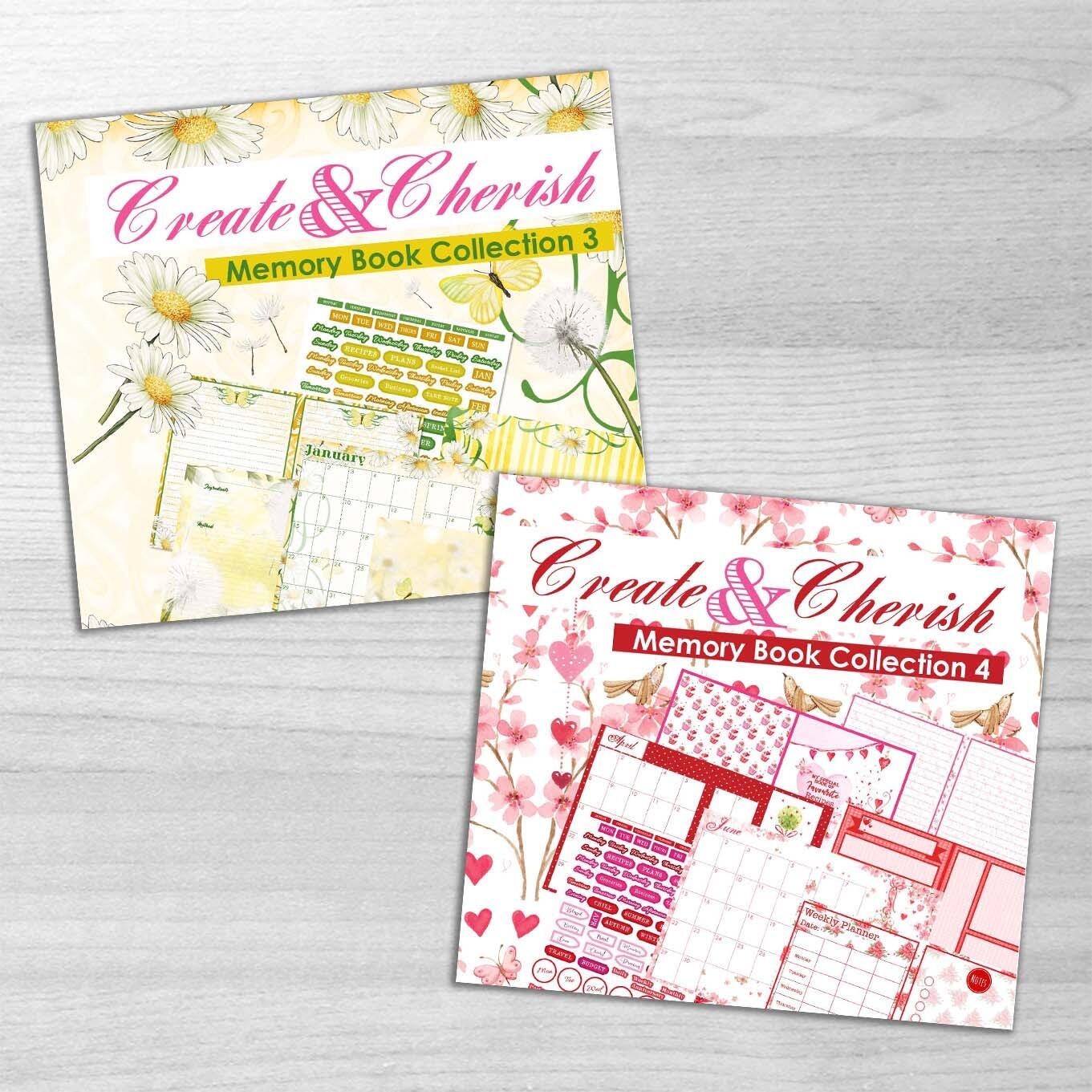 Create and Cherish Book Collection Volume 3 and Volume 4 CD ROM/USB FB2750