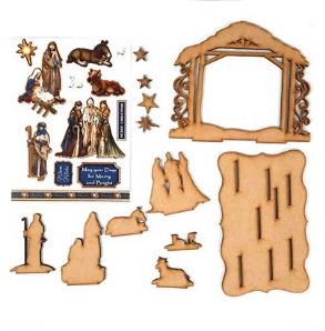 Build a Scene MDF Nativity Scene