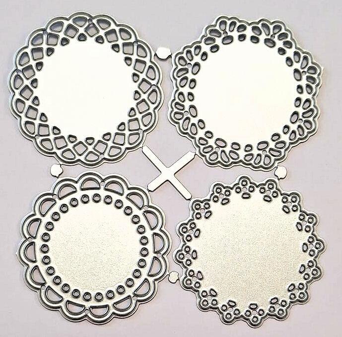 CU339 Designer Series Metal Die - Doily Set of 4