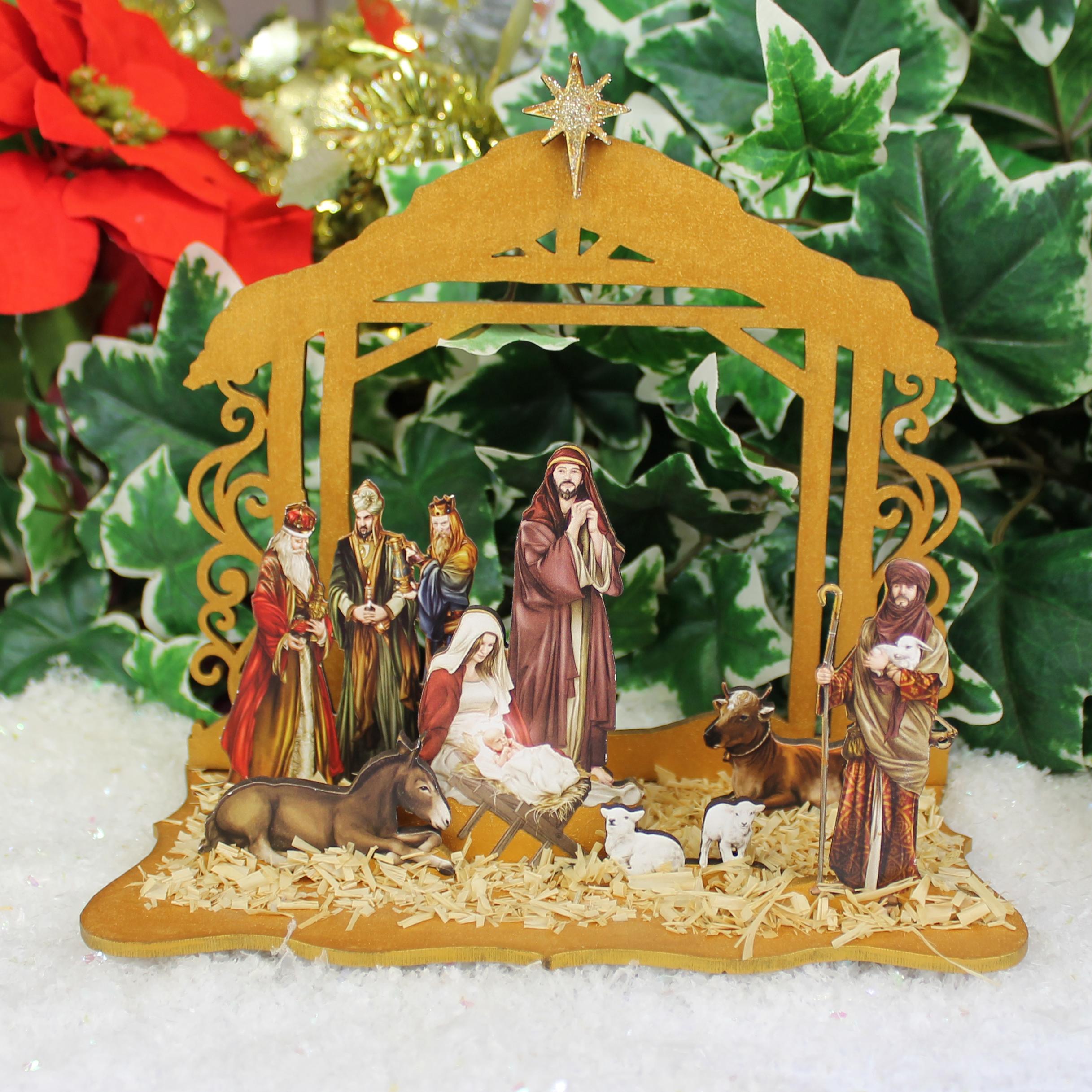 Build a Scene MDF Nativity Scene