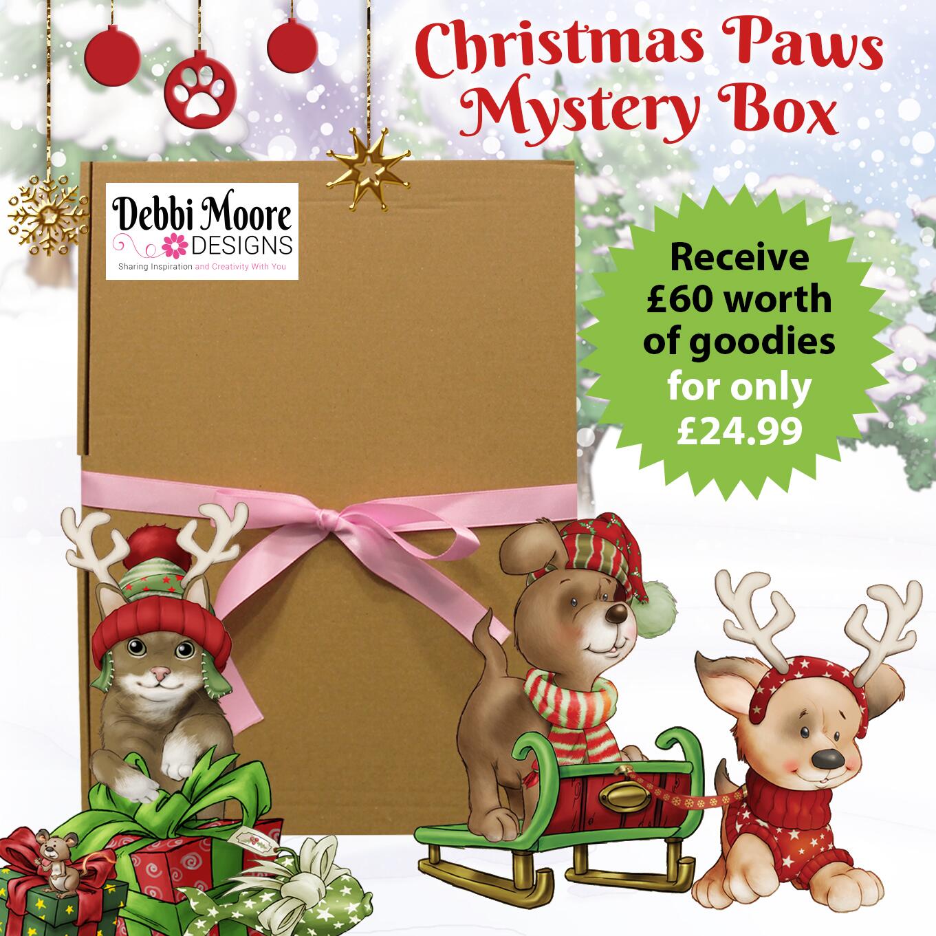 Christmas Paws Mystery Craft Box FB3313