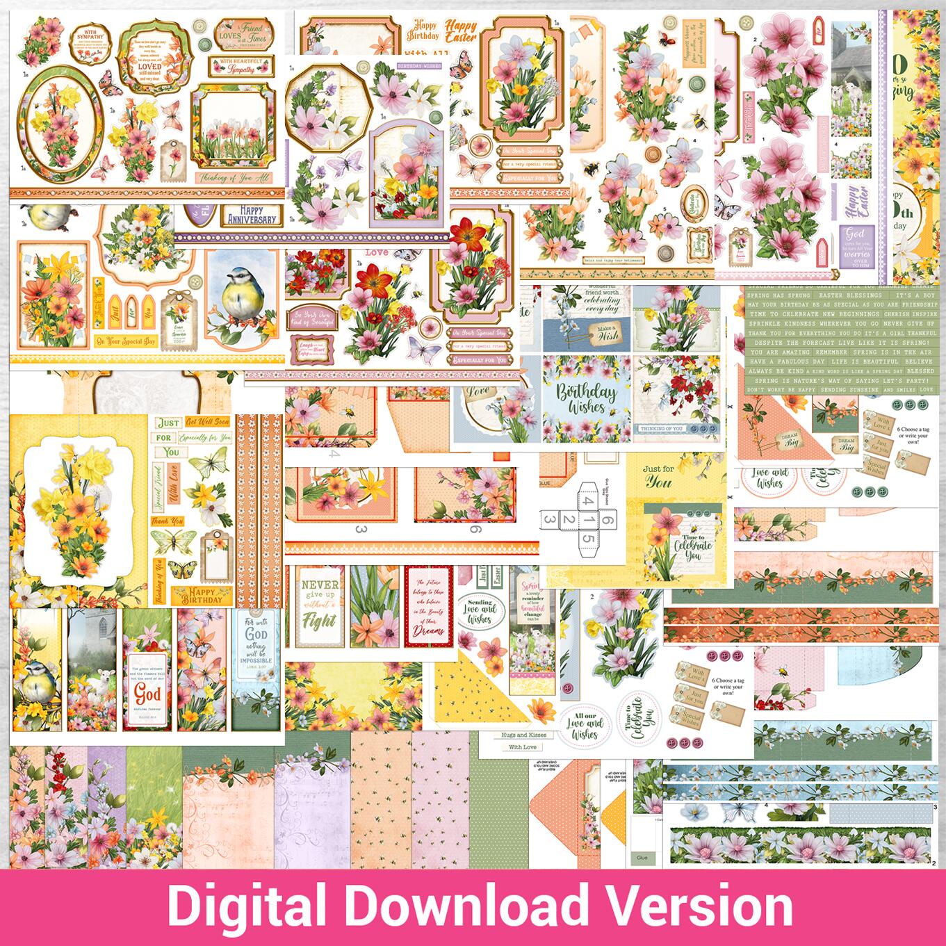 Spring Symphony Mystery Box Cardmaking Kit Digital Download