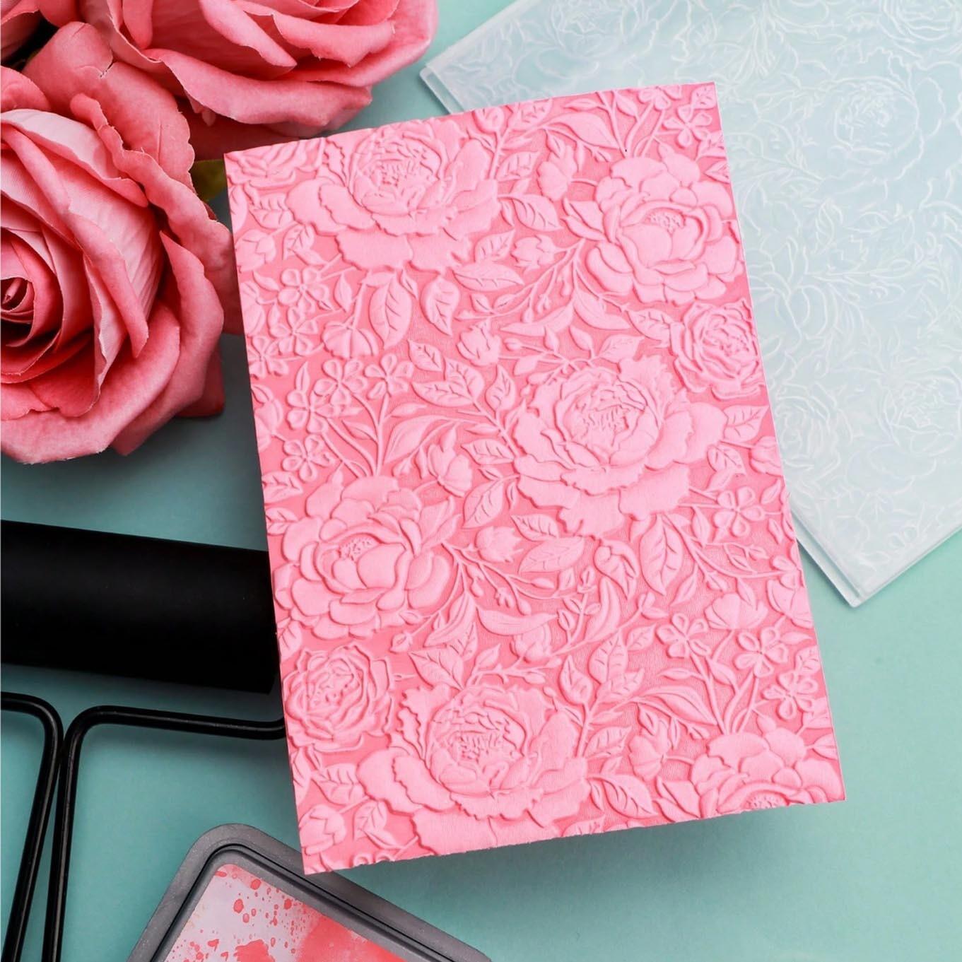 FB3935 3D Embossing Folder - Rose Garden