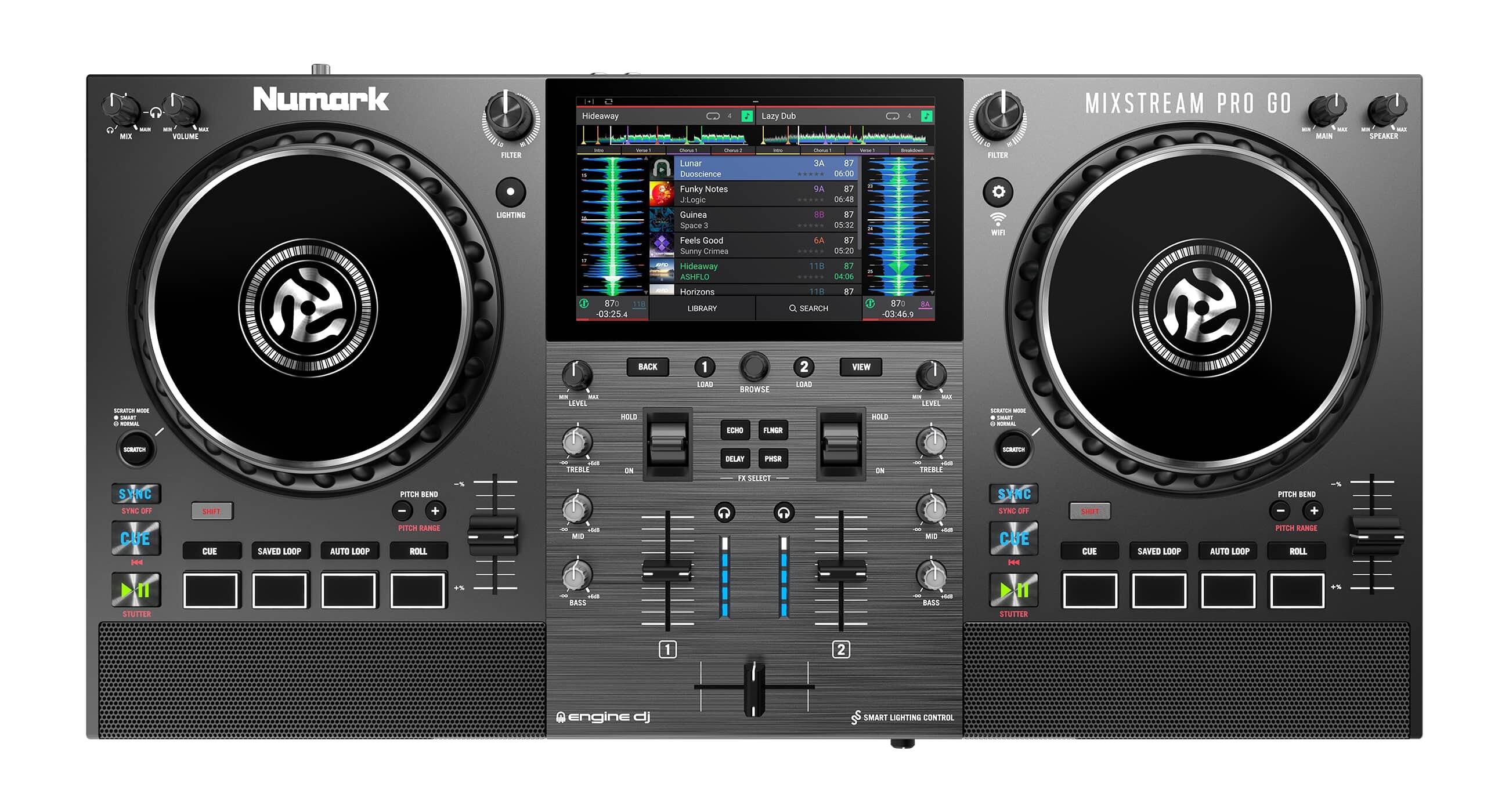 Numark Mixstream Pro Go & BX8 D3 Package
