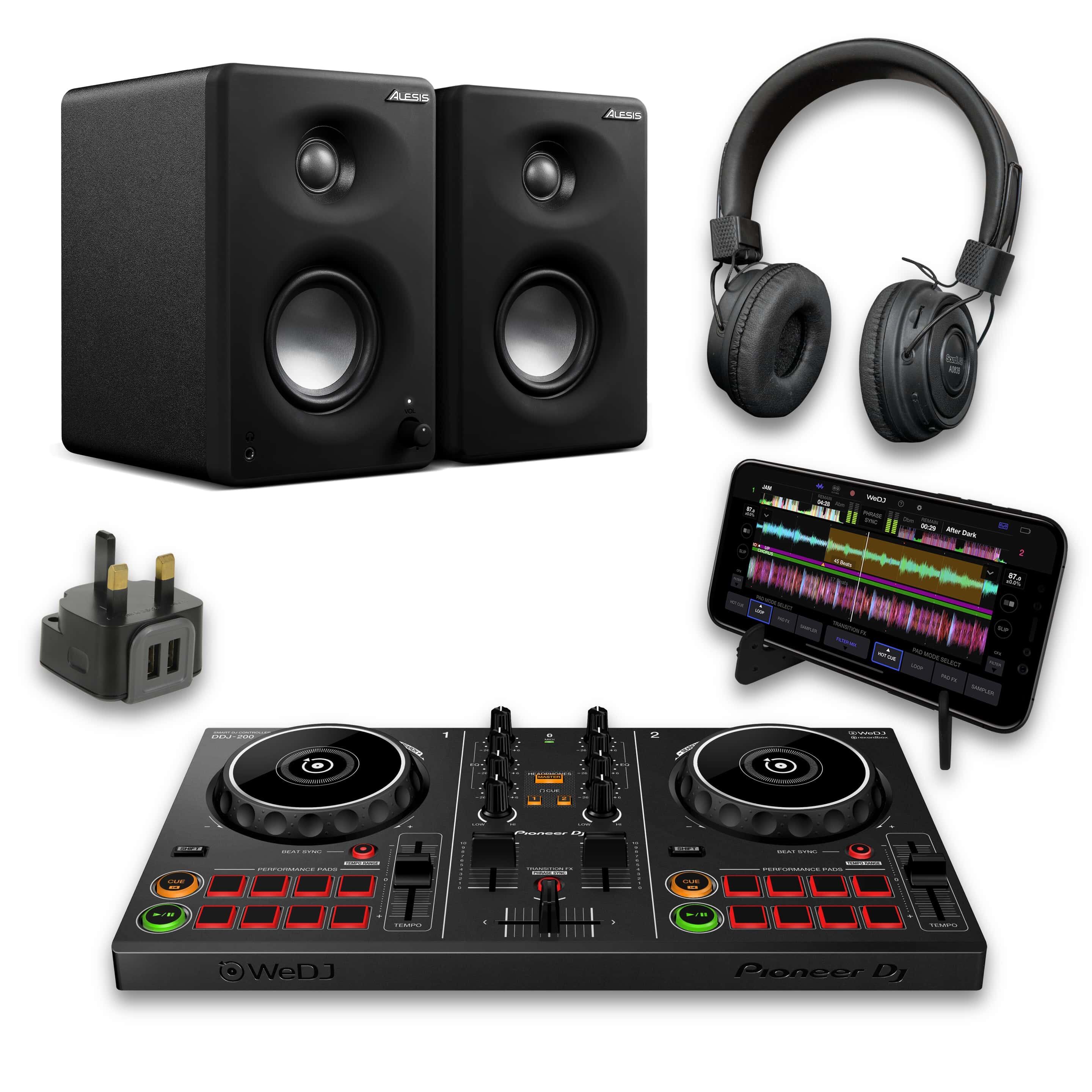 DDJ-200 & M1 Active 330 B Stock Bundle