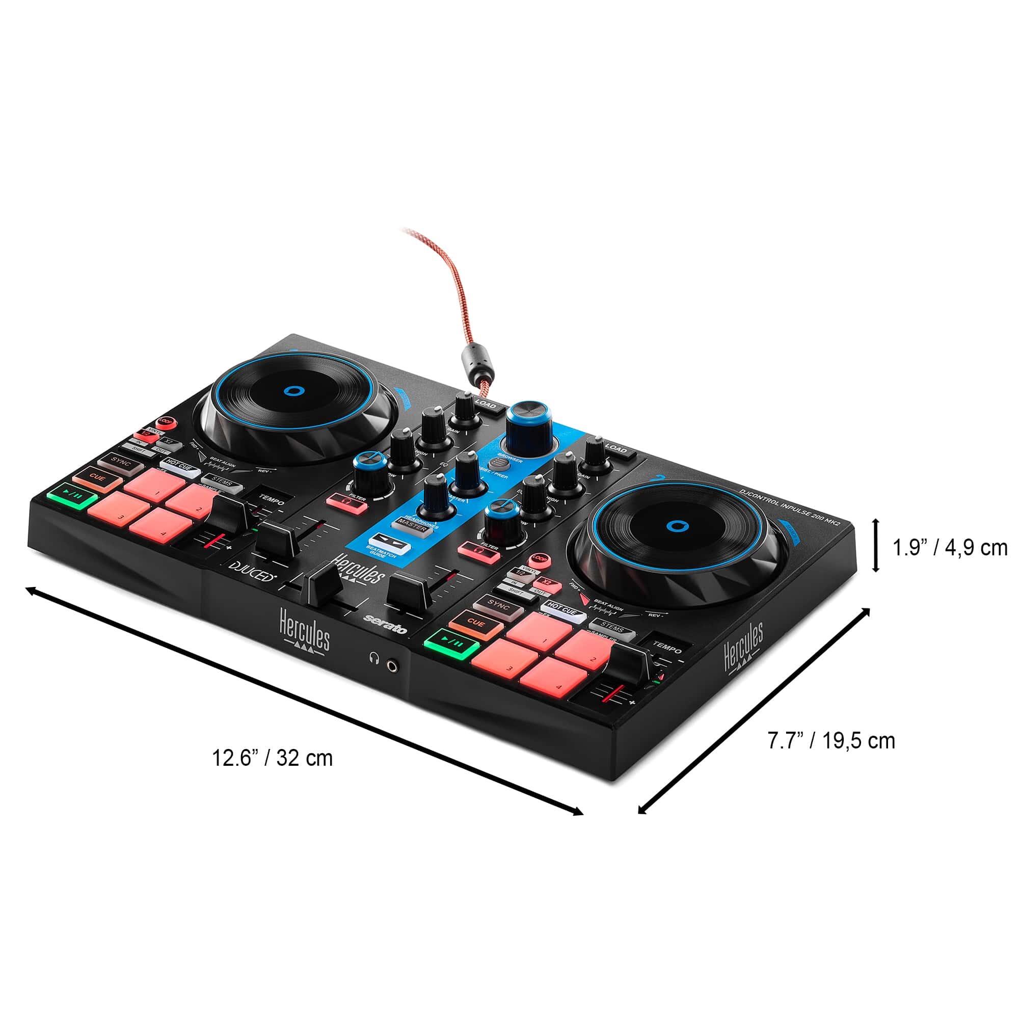 Hercules DJControl Inpulse 200 MK2 Bluetooth Package