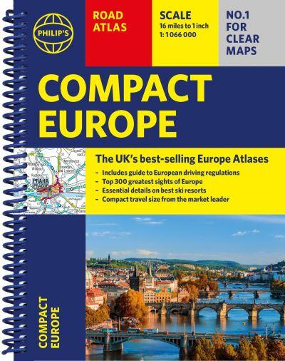 Philip's Compact Atlas Europe by Maps Philip's (Other)