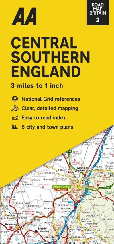 Road Map Britain: Central Southern England by AA Publishing (Other)