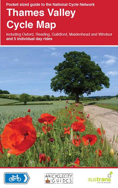 Thames Valley Cycle Map by ,, (Hardback)