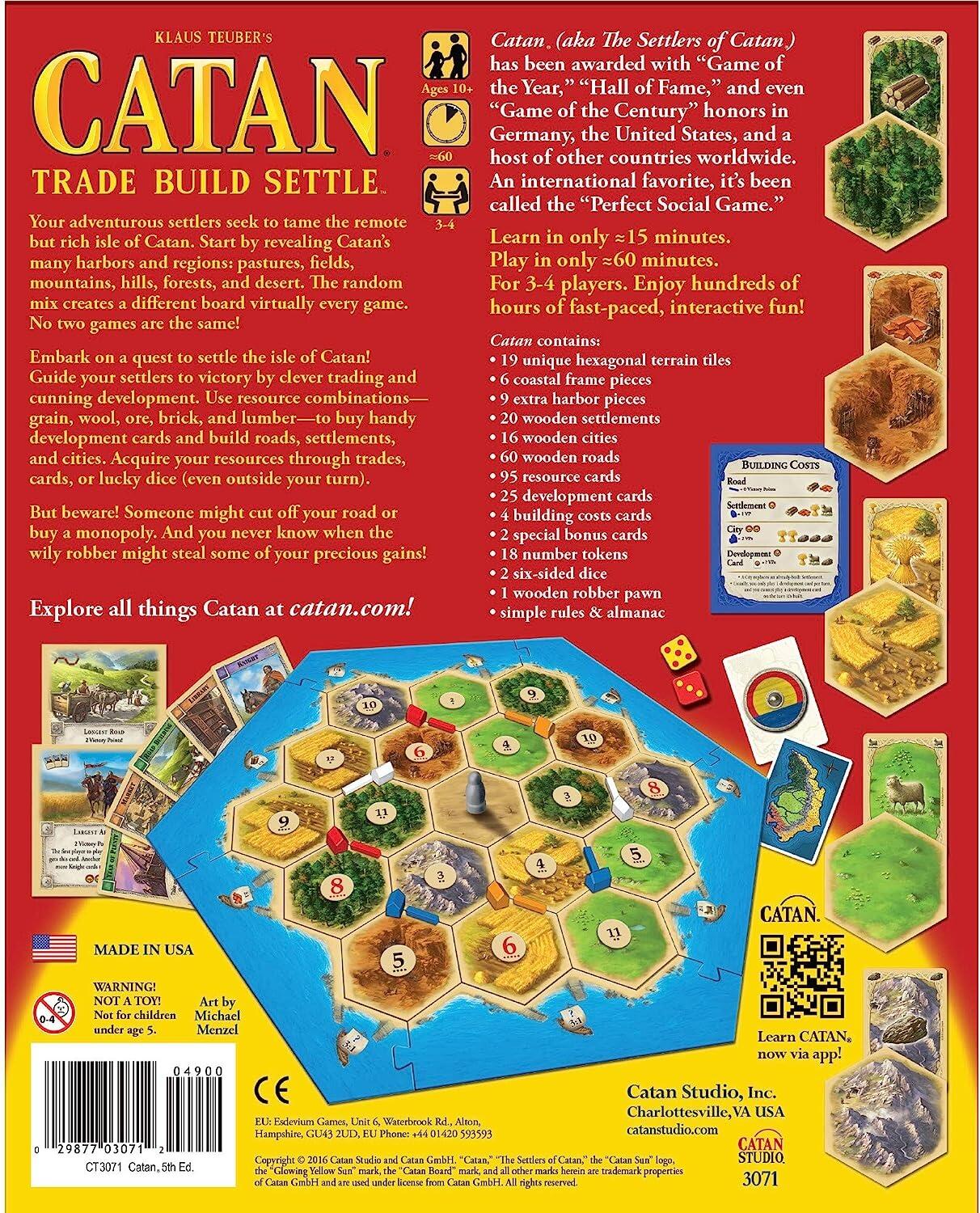 Catan Strategy Board Game