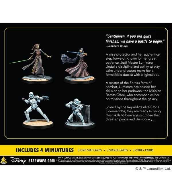 Star Wars Shatterpoint: Plans and Preparations (General Luminara Unduli Squad) Expansion Pack