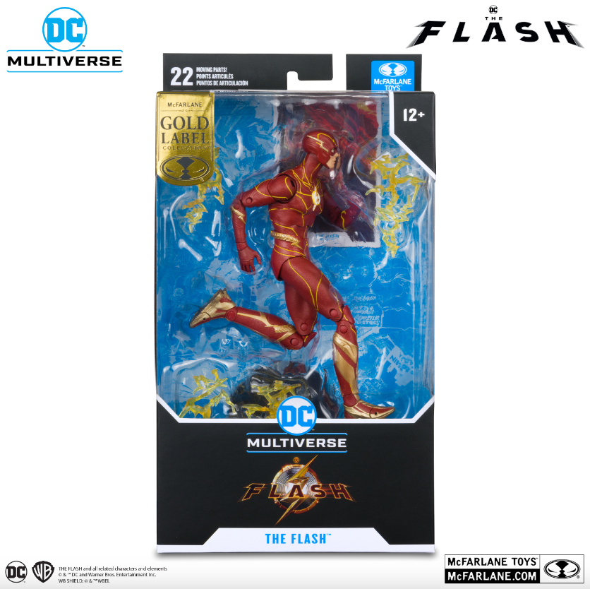 DC The Flash Movie 7 Inch Action Figure - The Flash (Speed Force ...